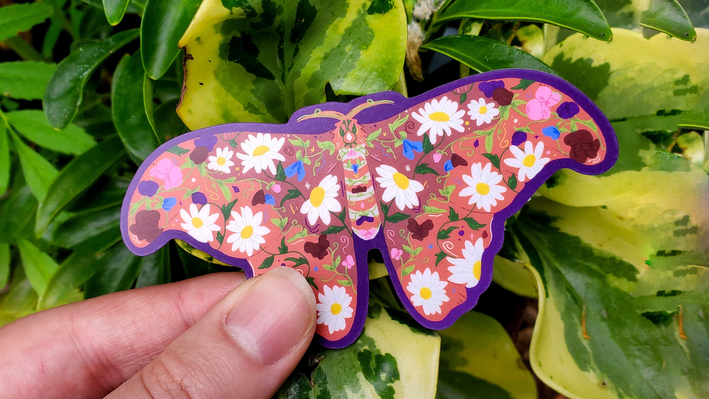 Birth Bug April / Monthly Birth Flower Insect / Sweetpea / Daisy ...