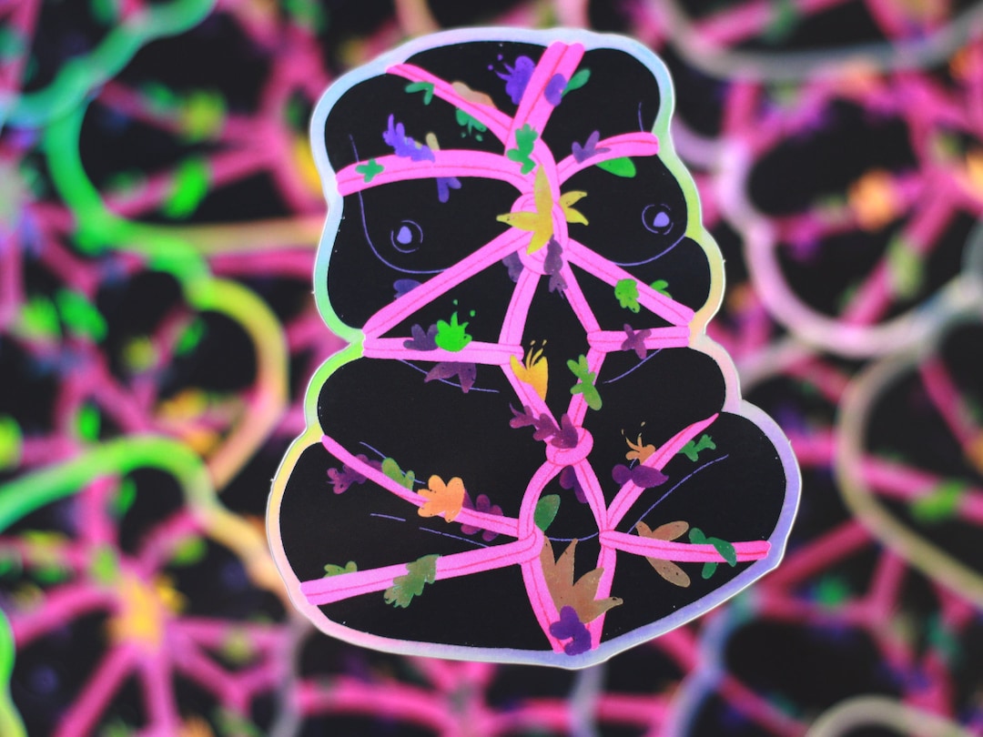 Blooming Binds / Vinyl Sticker / Shibari / Plus / Rope Bunny / BDSM ...