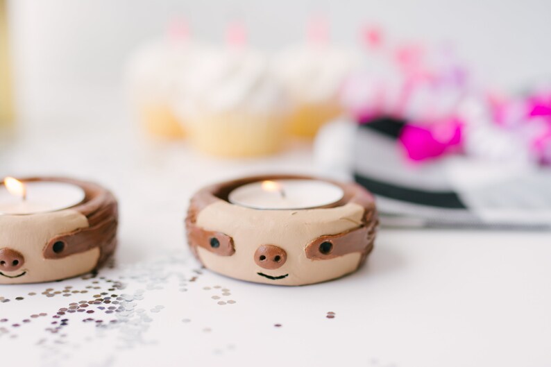 Sloth decor tealight candle holders Sloth gift for | Etsy