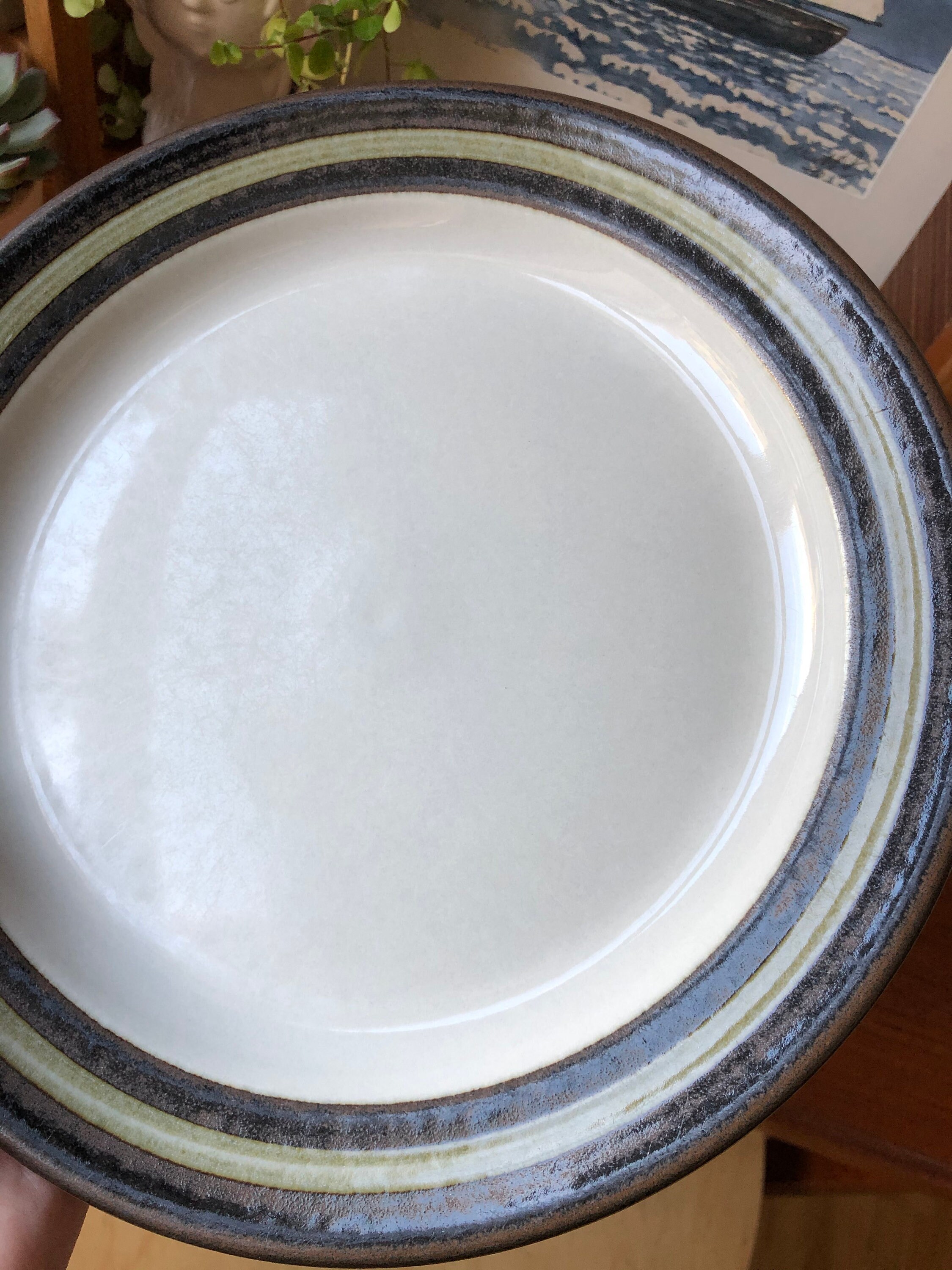 Arabia Karelia Finland Large dinner Plates Uosikkinen Hand Painted ...