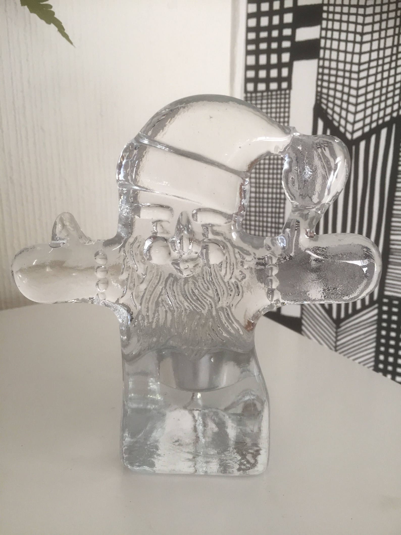 Bertil Vallien Kosta Boda Santa Candle Holder / Tea Light Holder Father ...