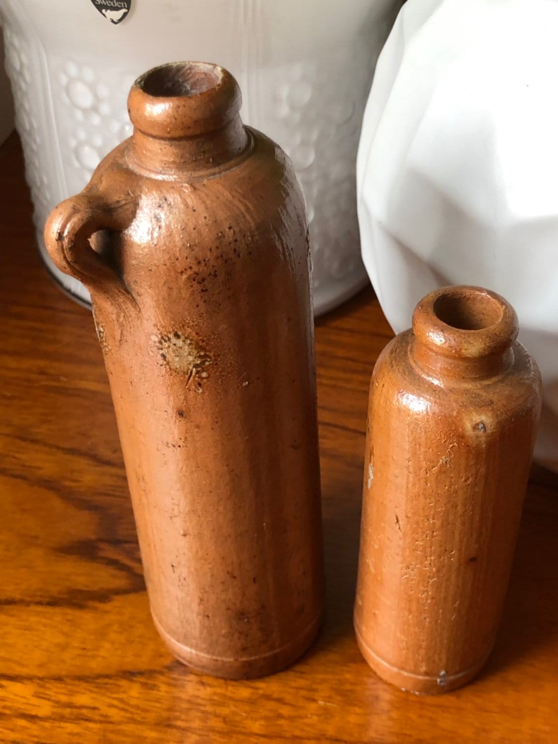 Small Antique Dutch stoneware liquor bottles from Amsterdam / ERVEN ...