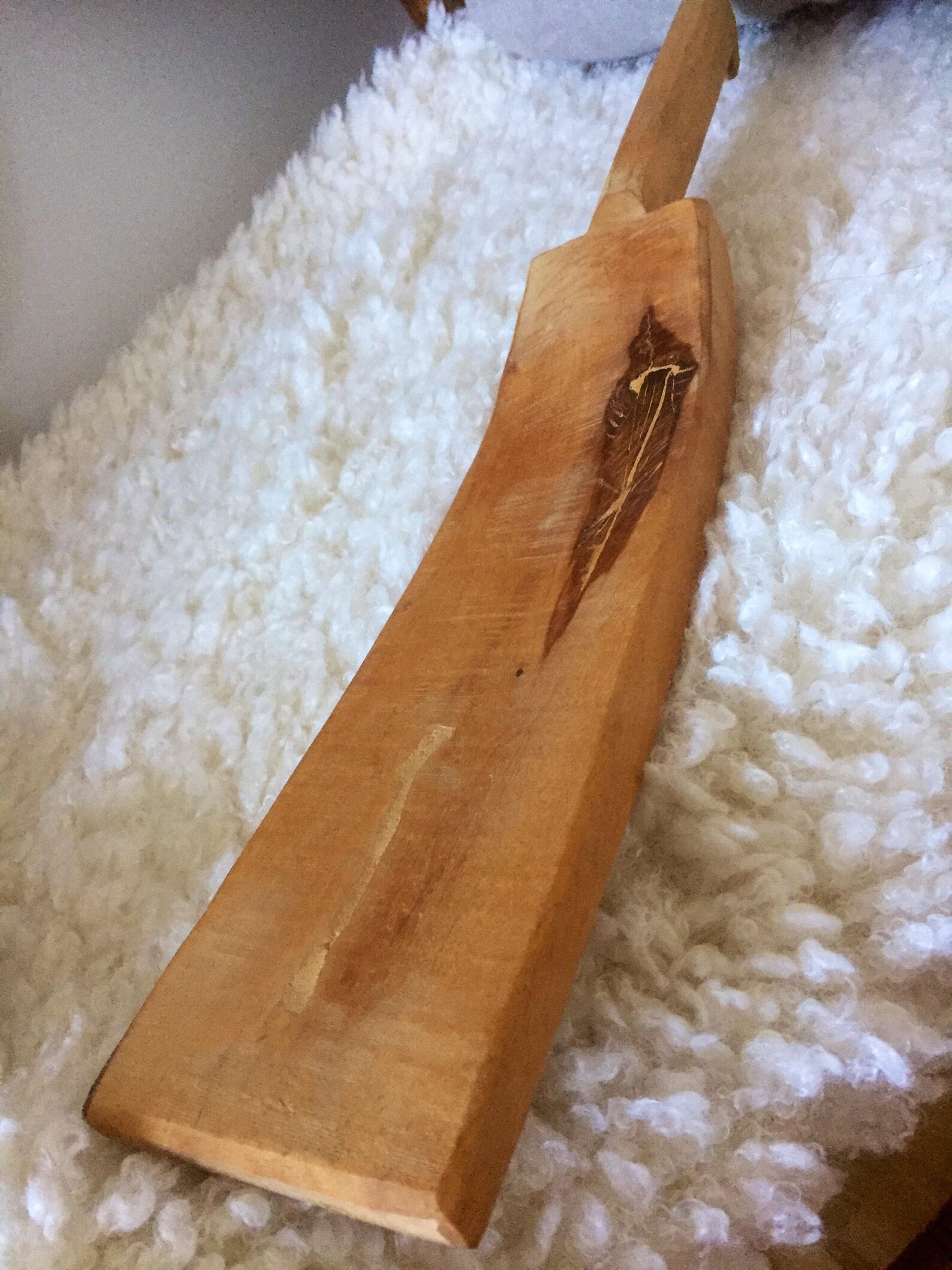 Vintage Scandinavian Wooden Handcarved Serving Tray With - Etsy