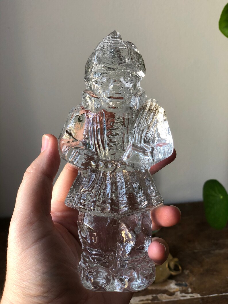 Nordic Native Samer / First Nations / Glass Sculpture Paperweight ...