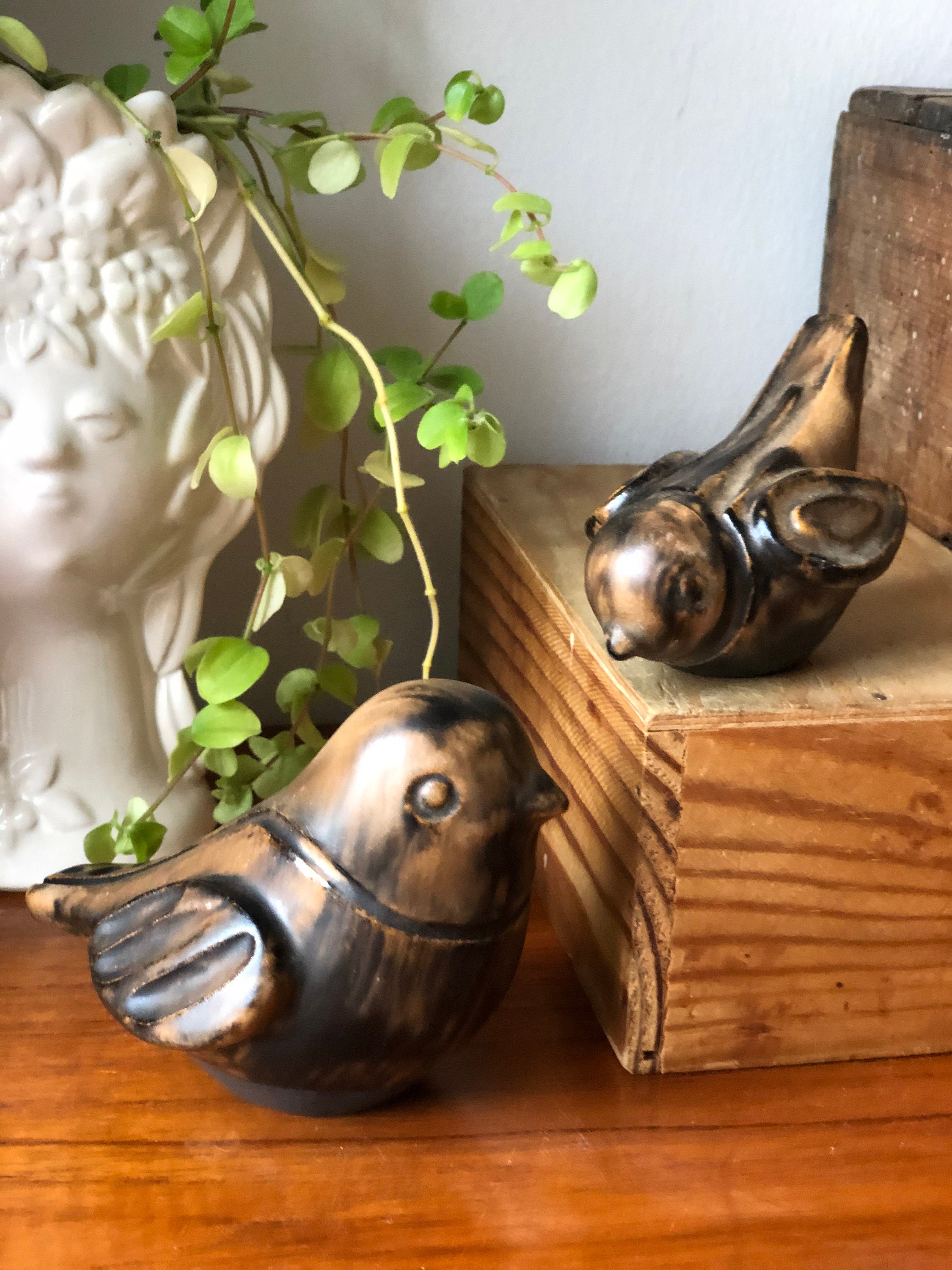 Studio pottery birds figurines Swedish ceramics midcentury Scandinavian ...