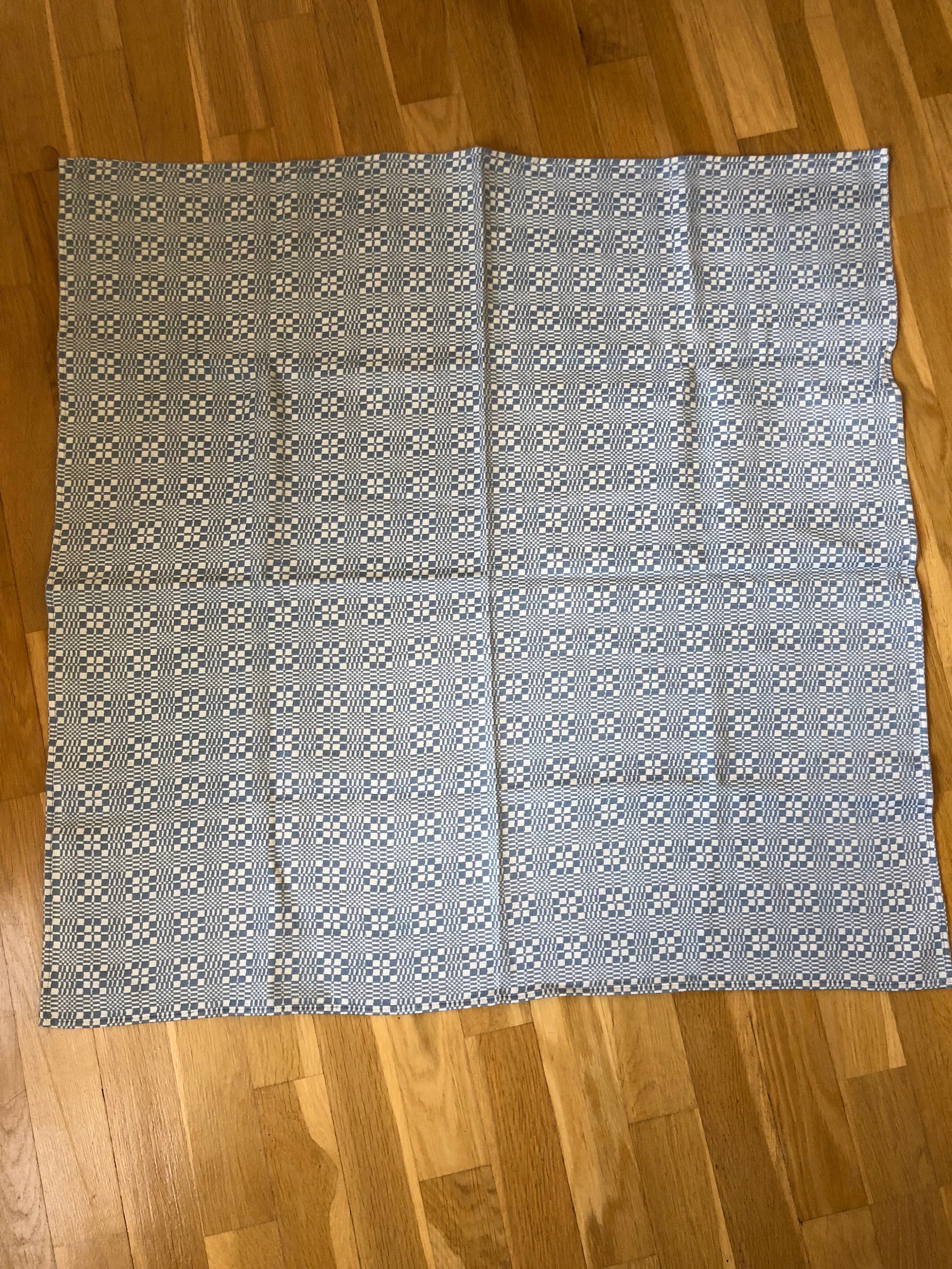 Square Tablecloth Vintage Scandinavian boho linen cotton woven ...