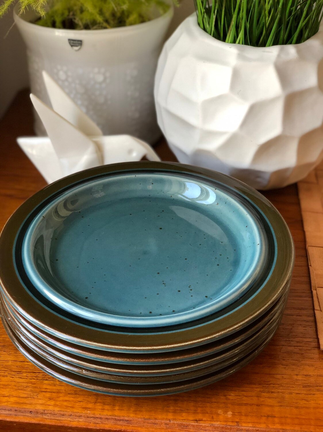 Arabia Meri Finland sandwhich side Plates Stoneware Scandinavian ...