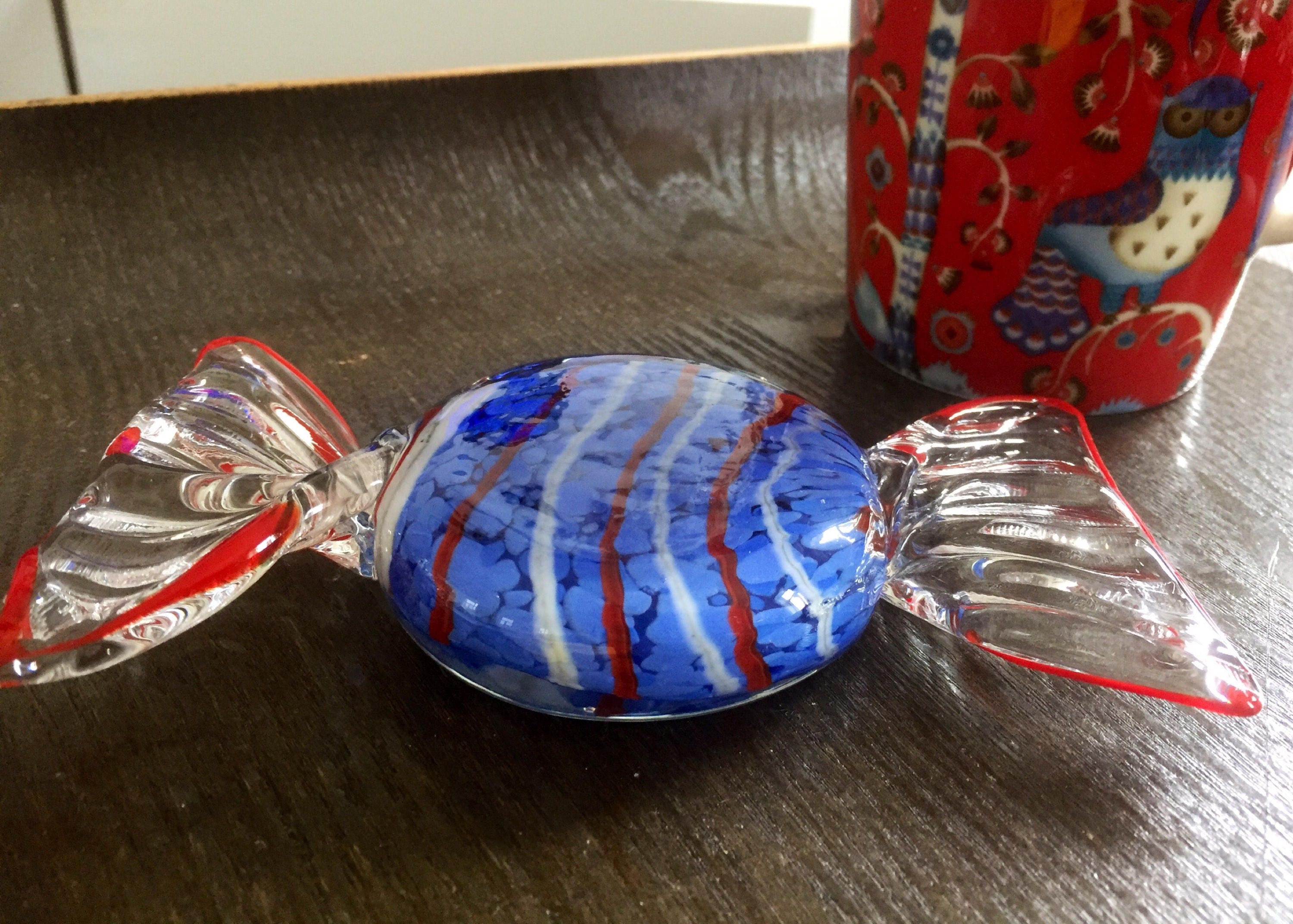 XL/Murano/wrapped hard candy/glass figurine/made in Italy/paper weight ...