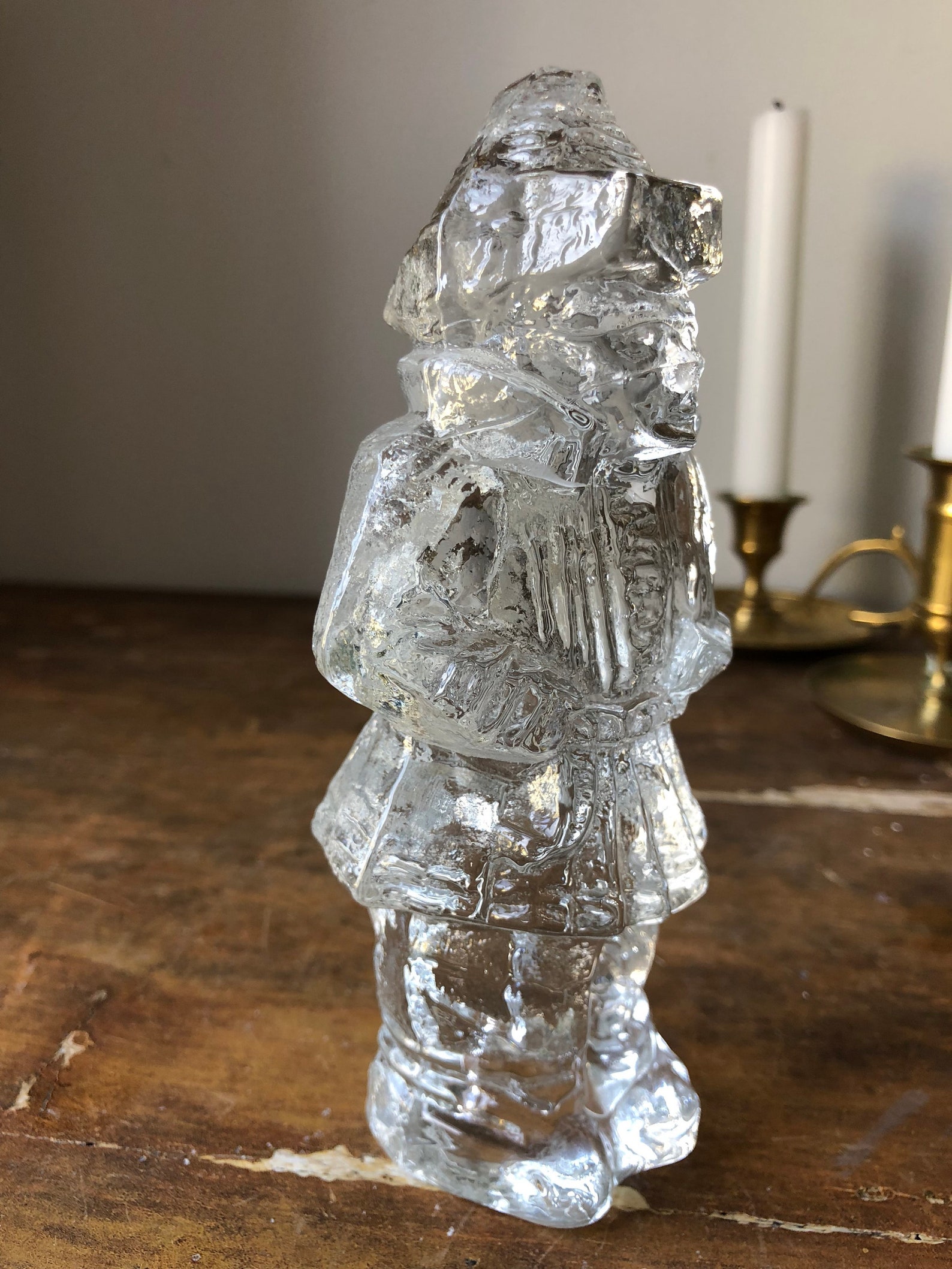 Nordic Native Samer / First Nations / Glass Sculpture Paperweight ...