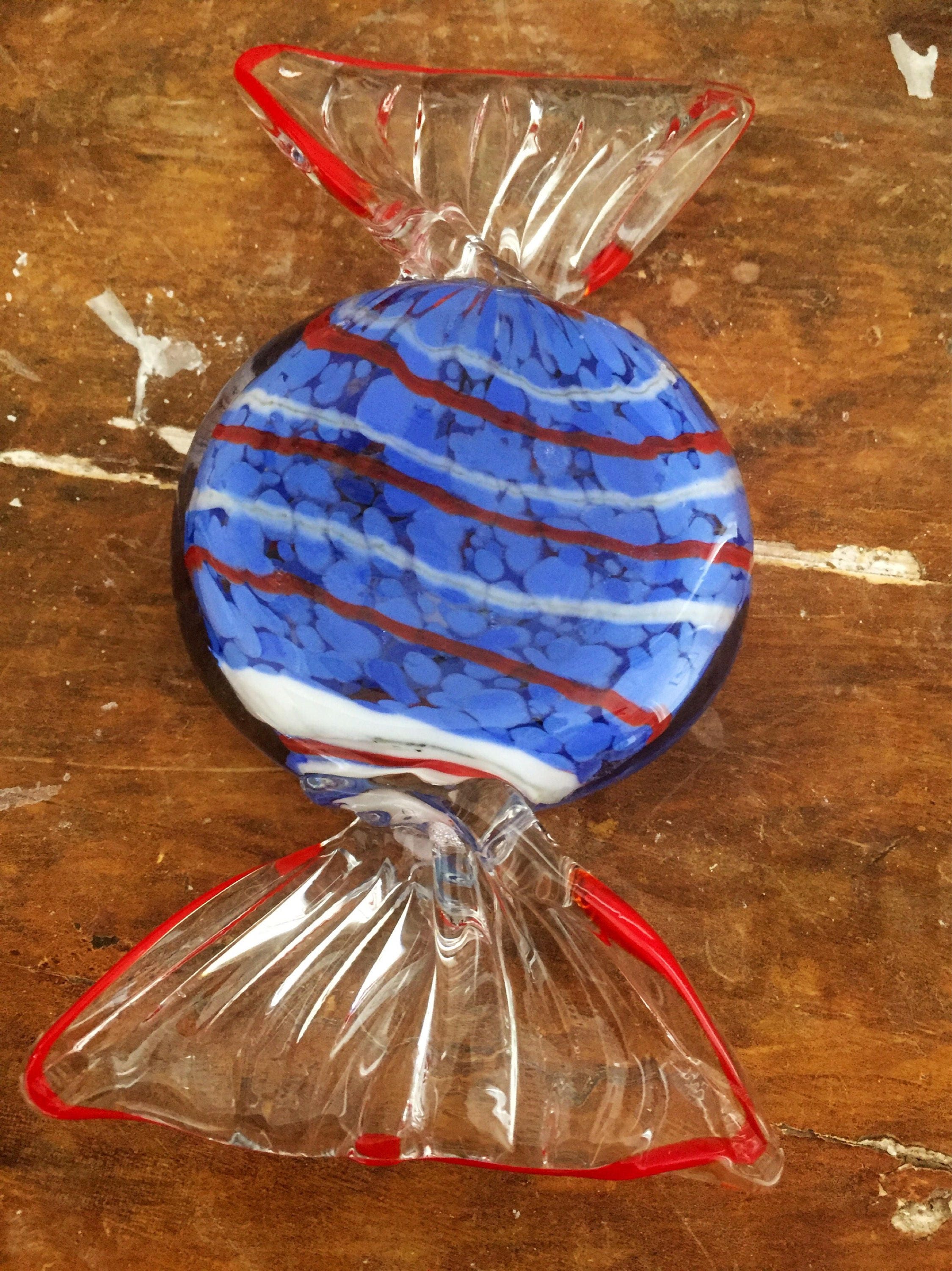 XL/Murano/wrapped hard candy/glass figurine/made in Italy/paper weight ...