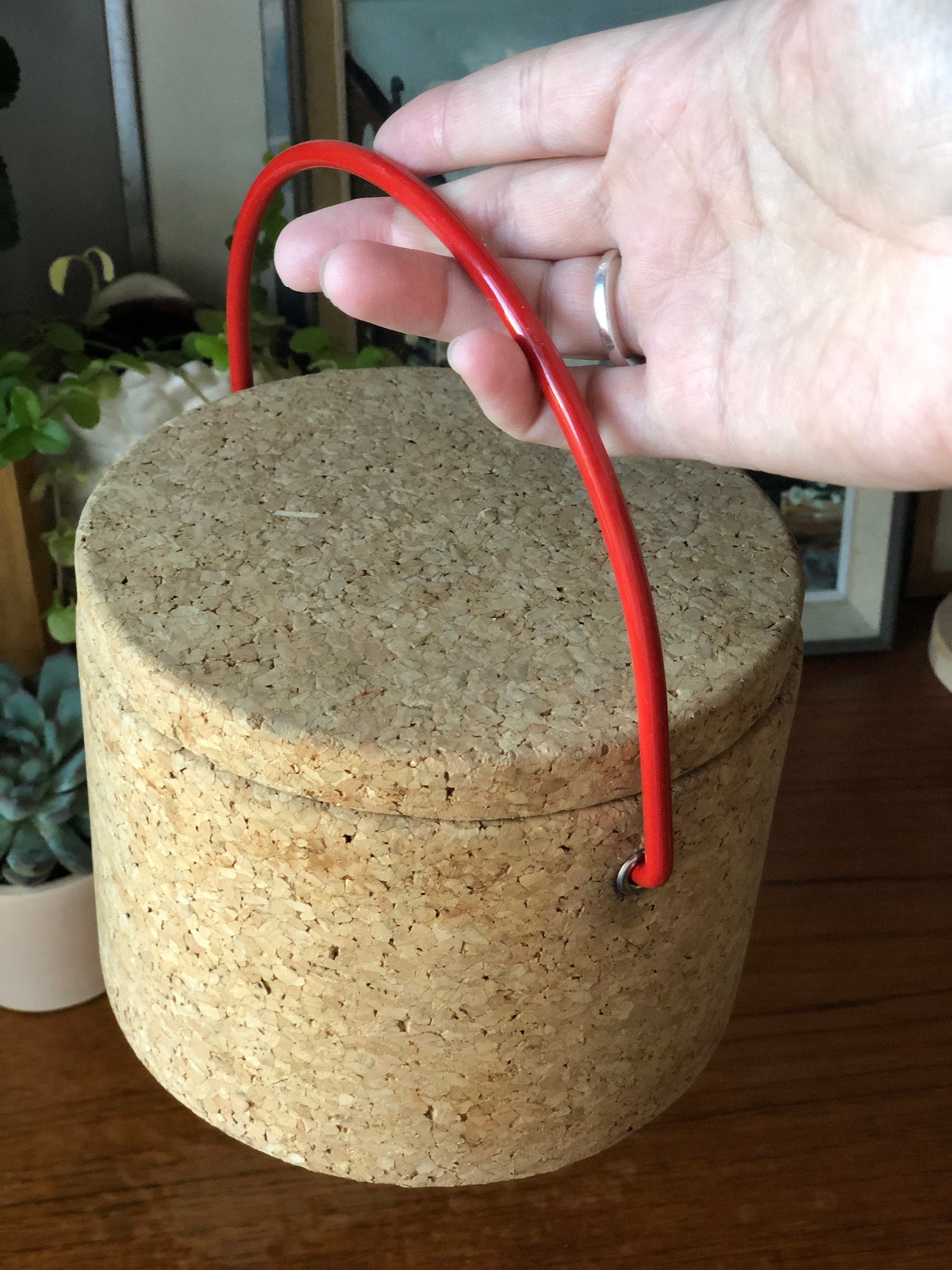 Swedish Cork ice bucket made in Sweden Scandinavian design scandi boho ...