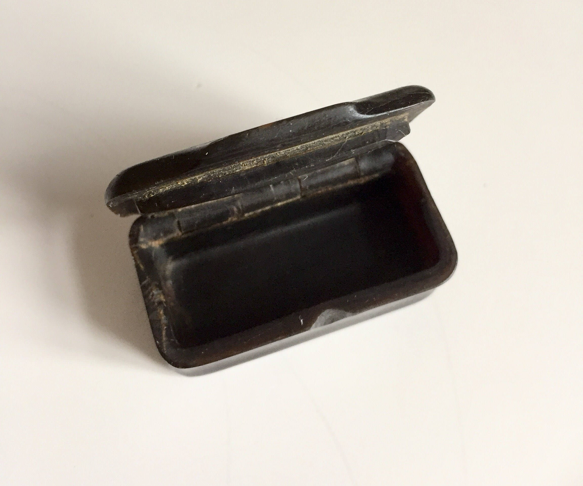 Antique Scandinavian hand carved antler pill box 1800s primitive viking ...