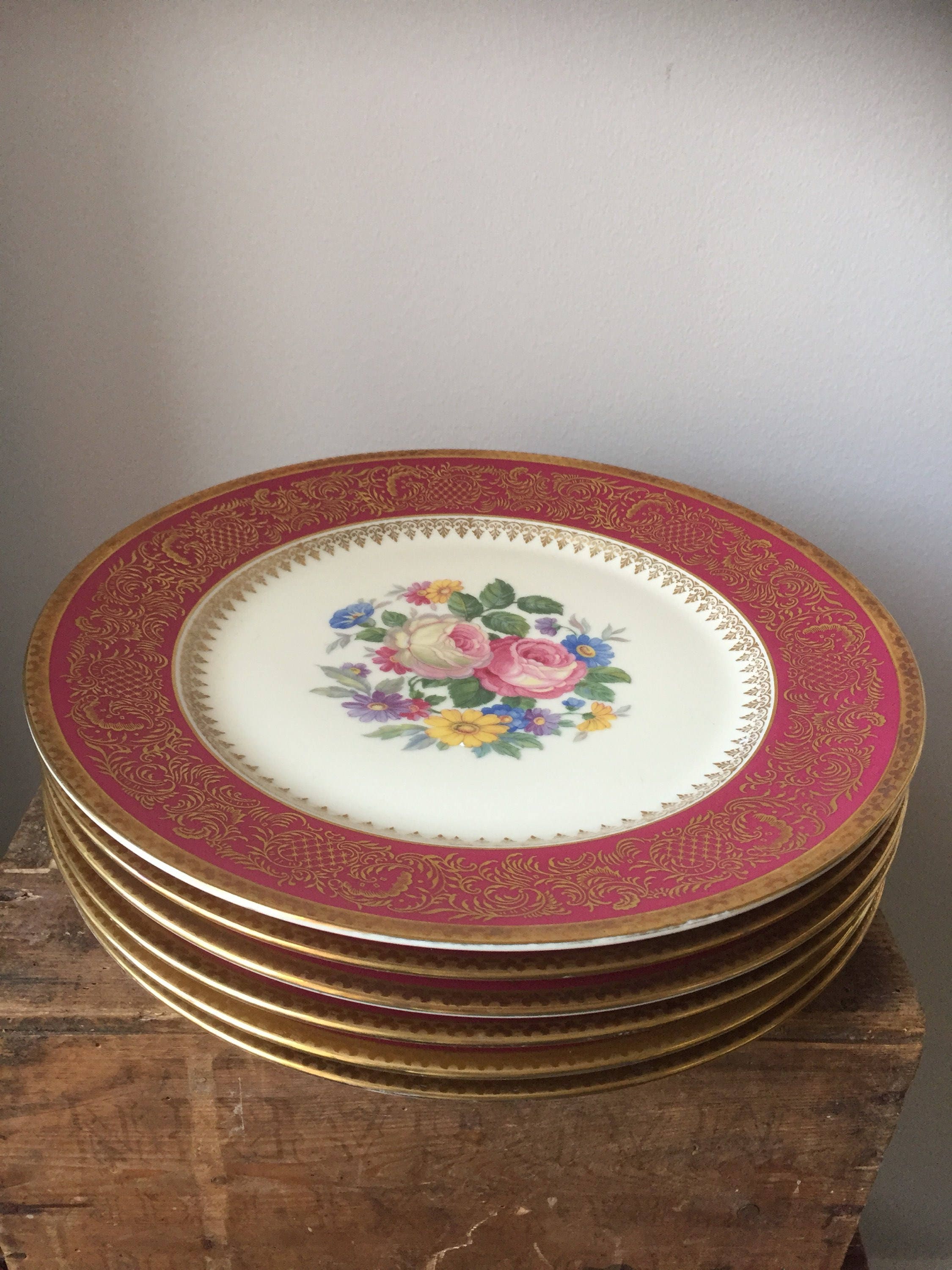 Set of 6 Rosenthal Thomas Continental dinner plate plates set of 6 ...