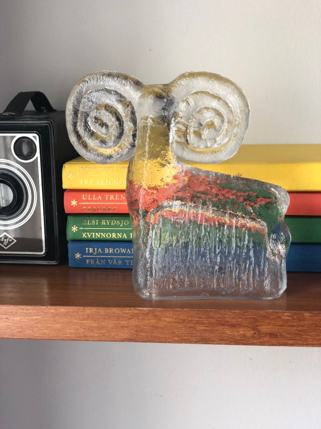 Sklo Union crystal figurine Pavel Panek Czech glassworks Rudolfova ...