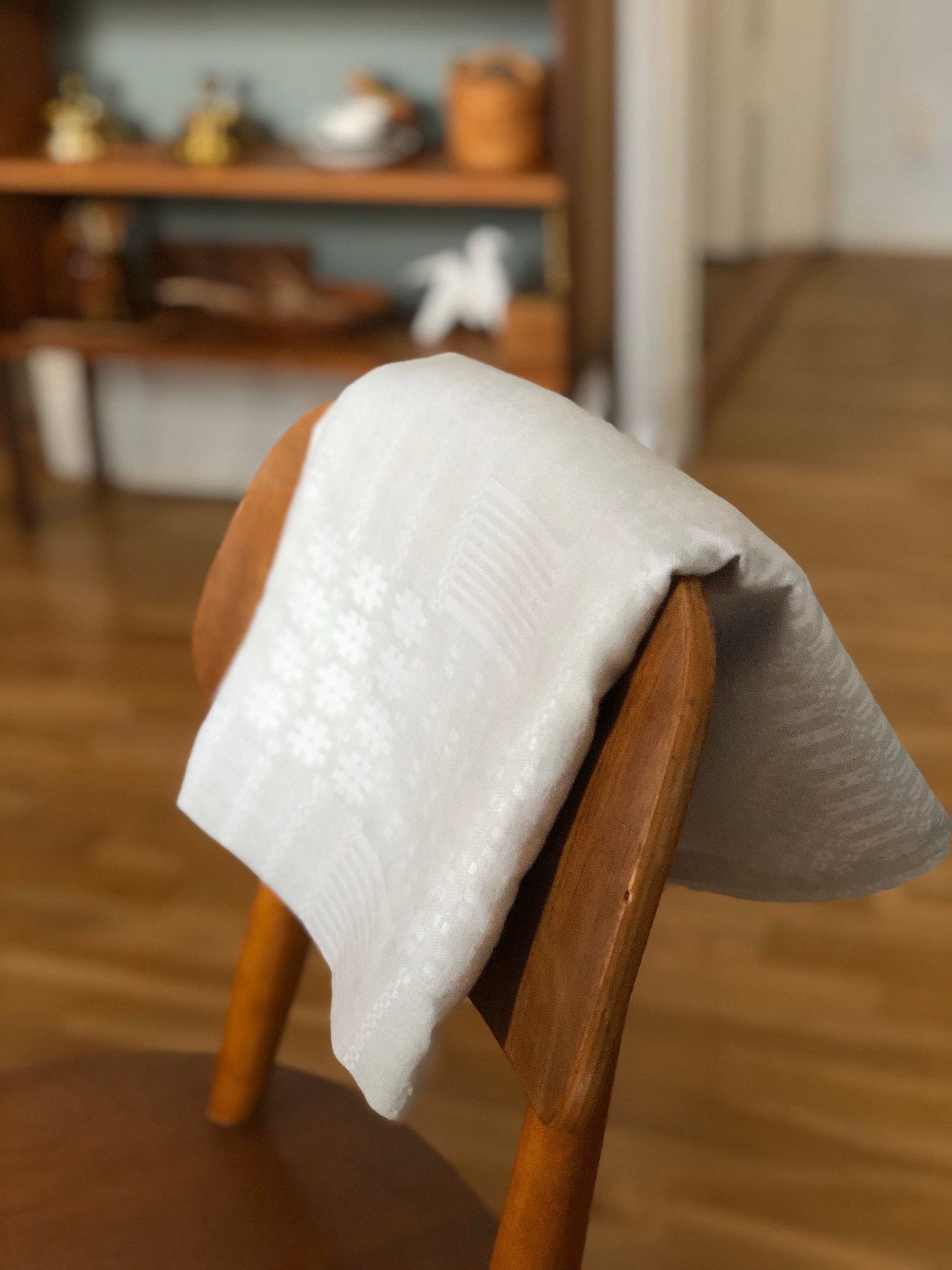 XL Tablecloth Vintage Scandinavian boho linen traditional woven ...