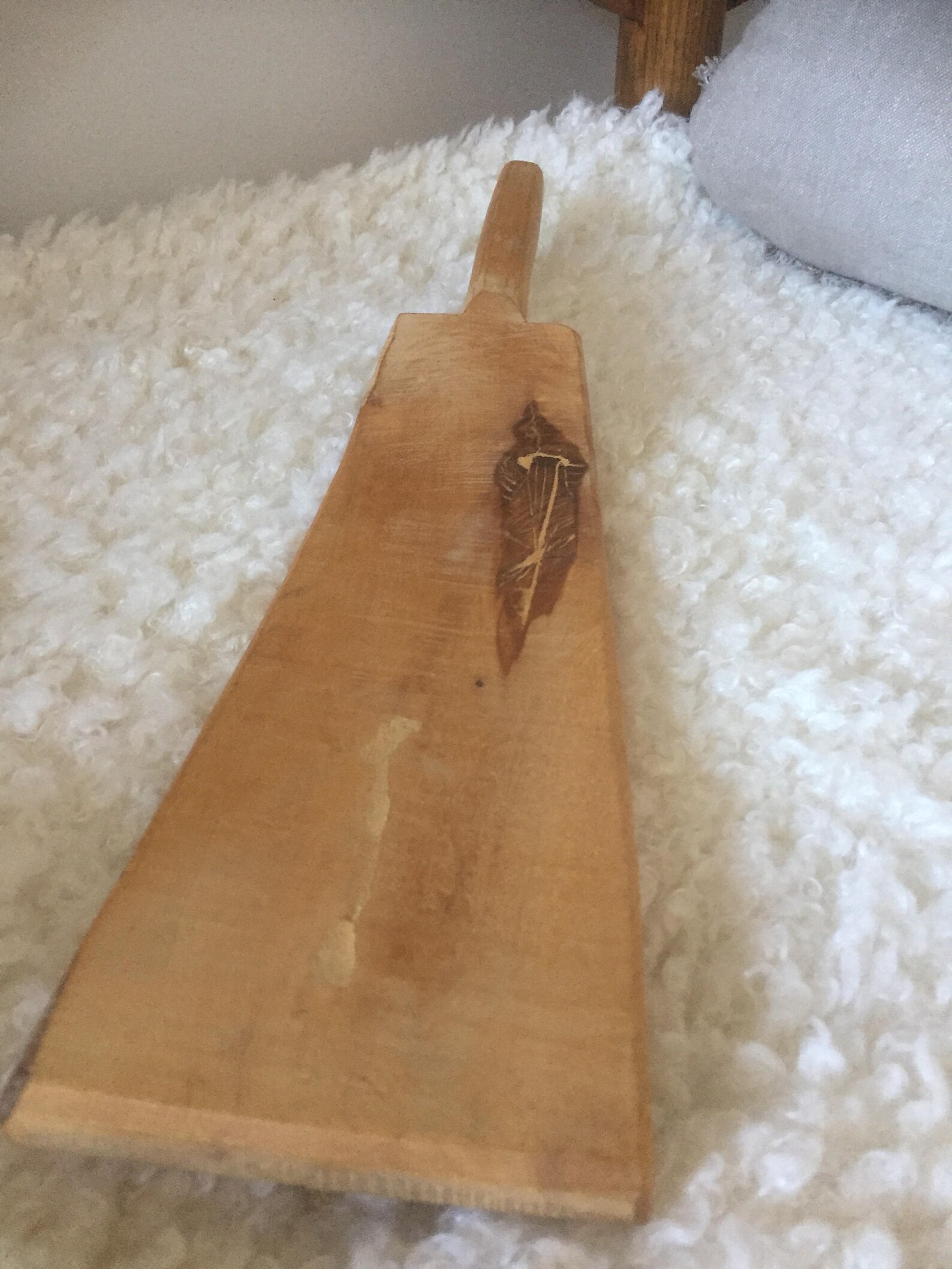 Vintage Scandinavian Wooden Handcarved Serving Tray With - Etsy