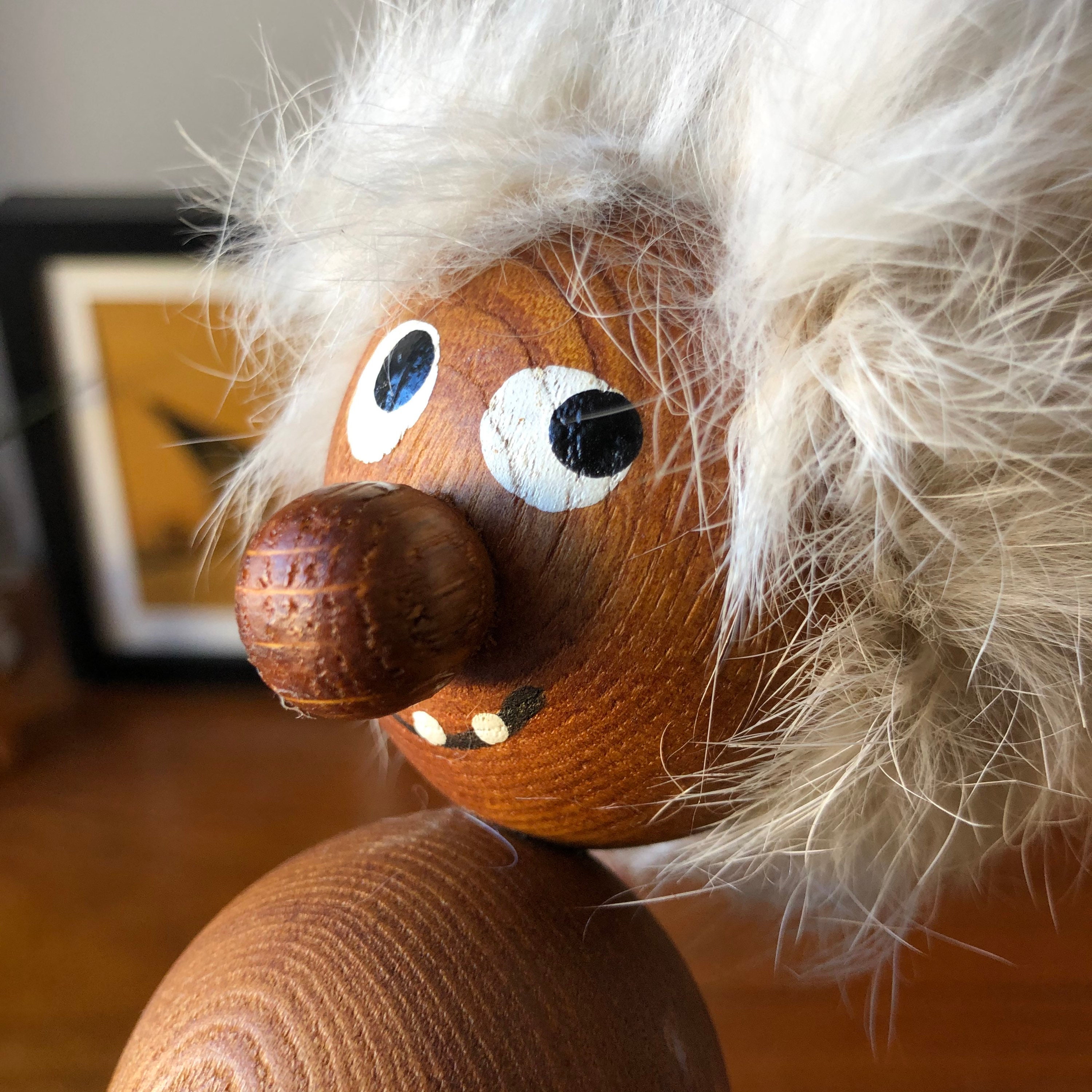 Swedish teak troll figurine Scandinavian design midcentury modern ...