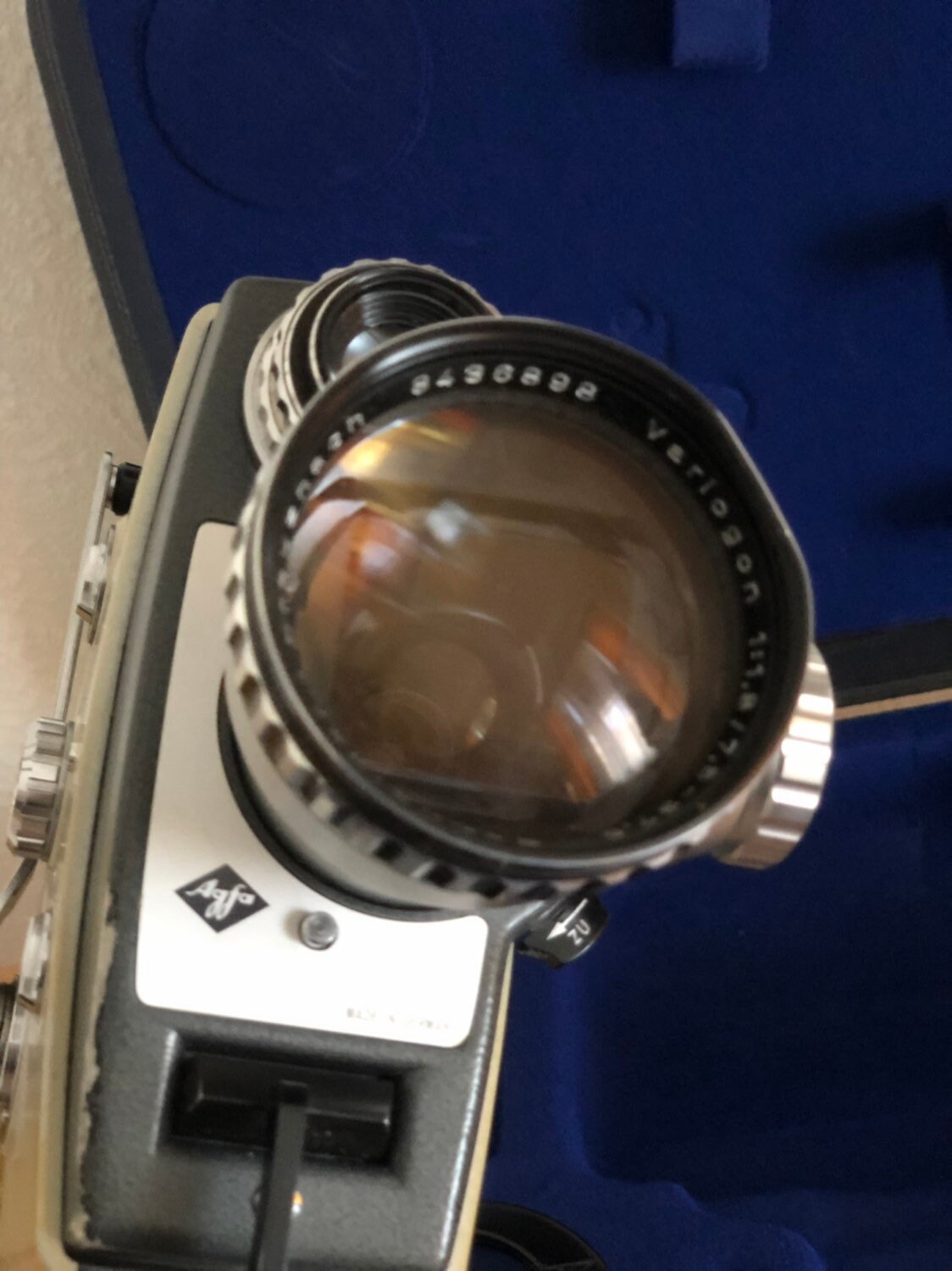 Agfa Berlin Movex Reflex c1963 8mm movie camera with case and accessories