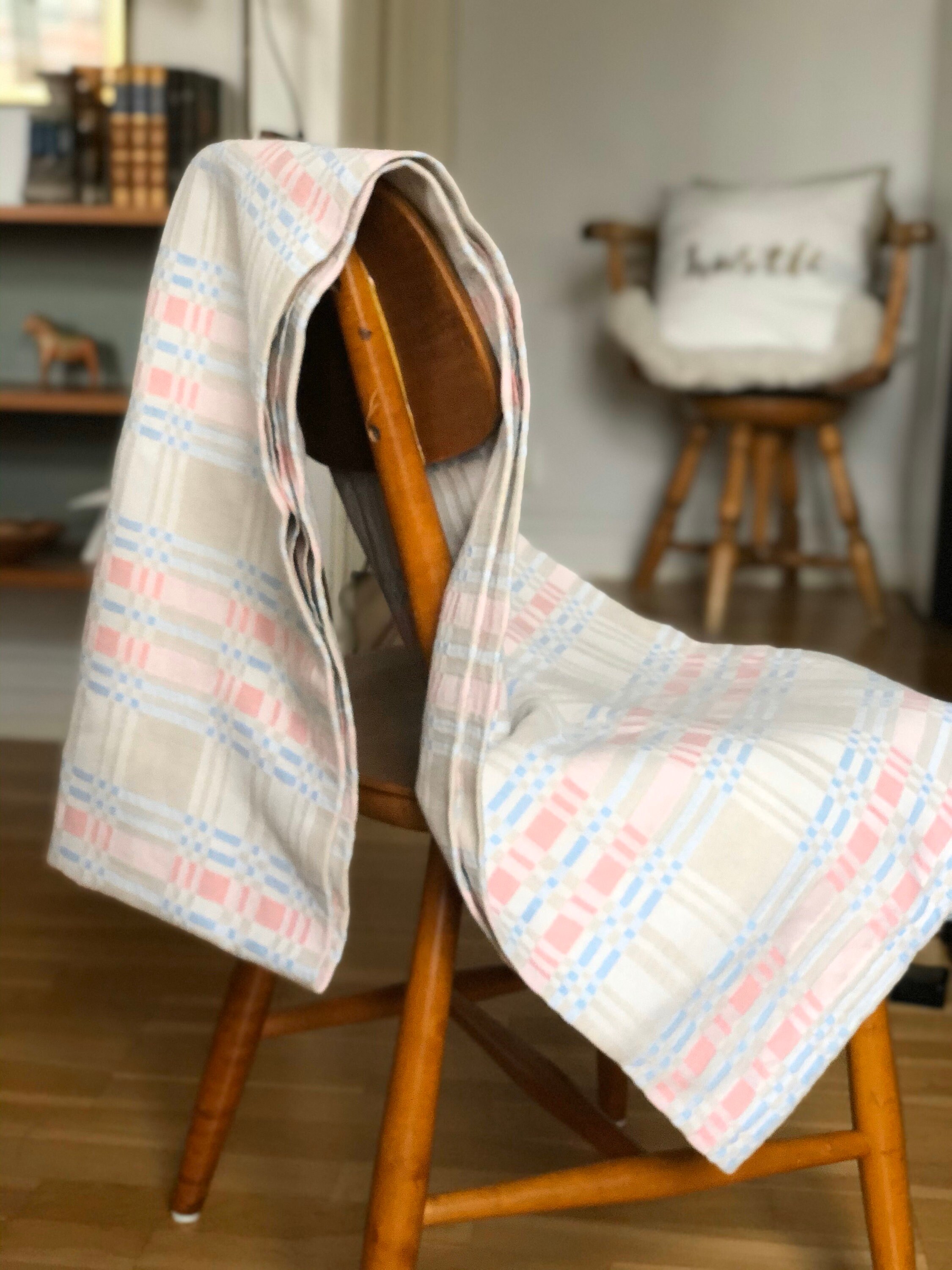 XL Vintage Scandinavian tablecloth boho linen cotton woven tablecloth ...