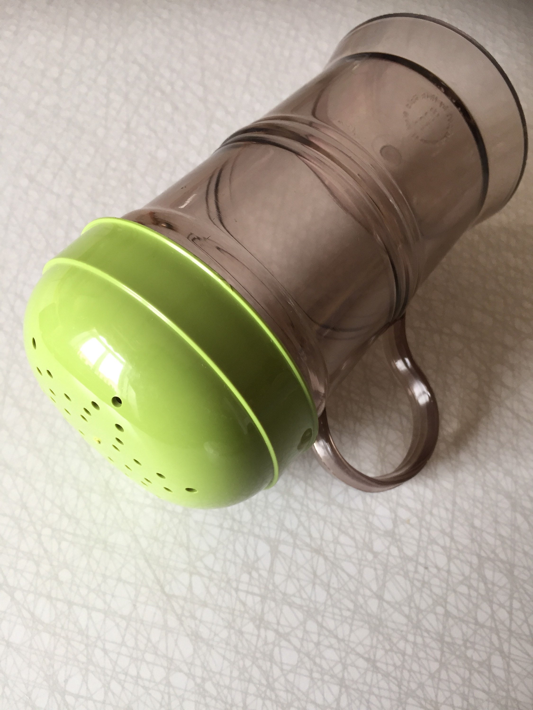 Retro hard plastic sugar shaker designed by Erik Kold Denmark 1970s ...