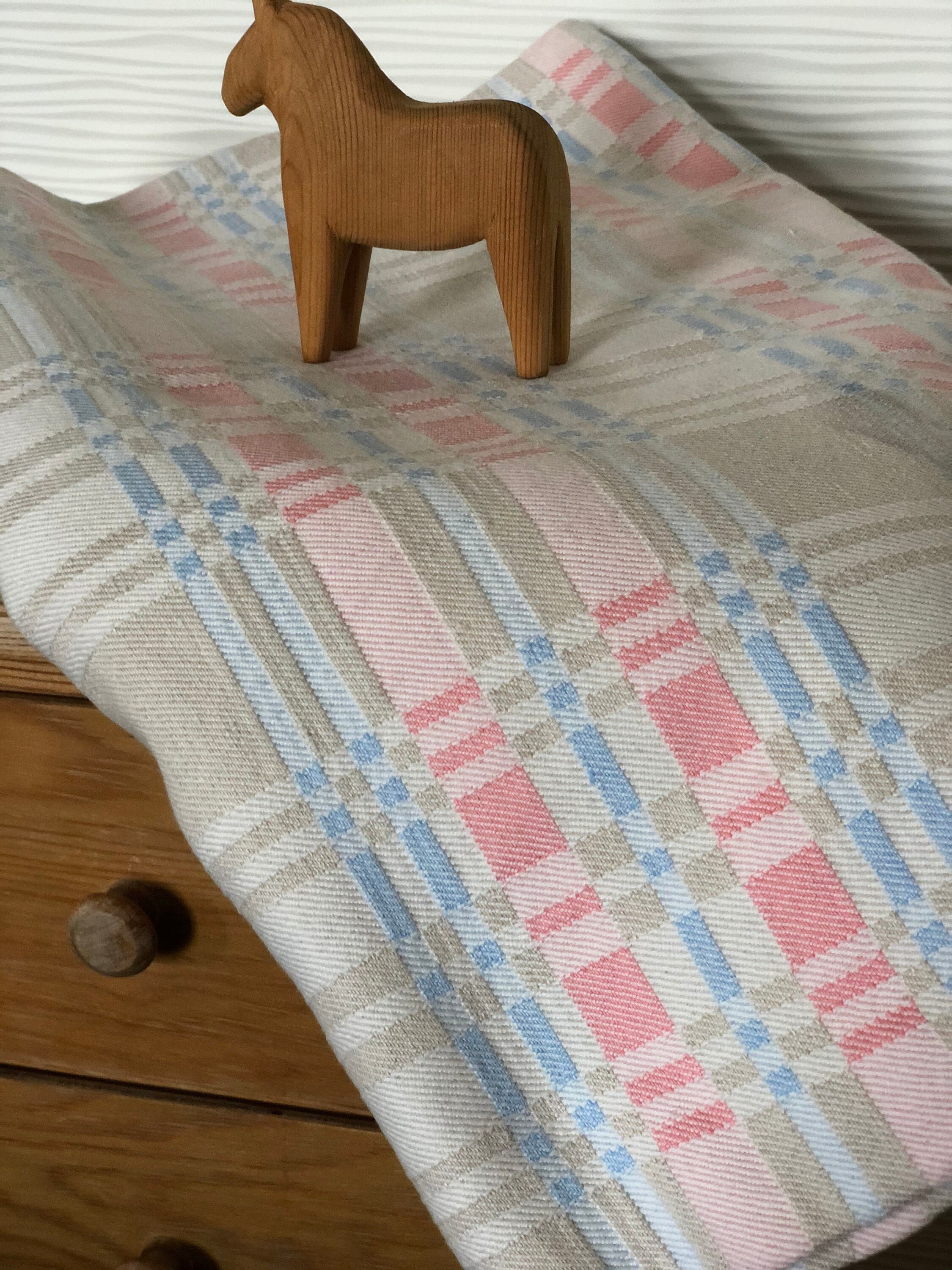 XL Vintage Scandinavian tablecloth boho linen cotton woven tablecloth ...