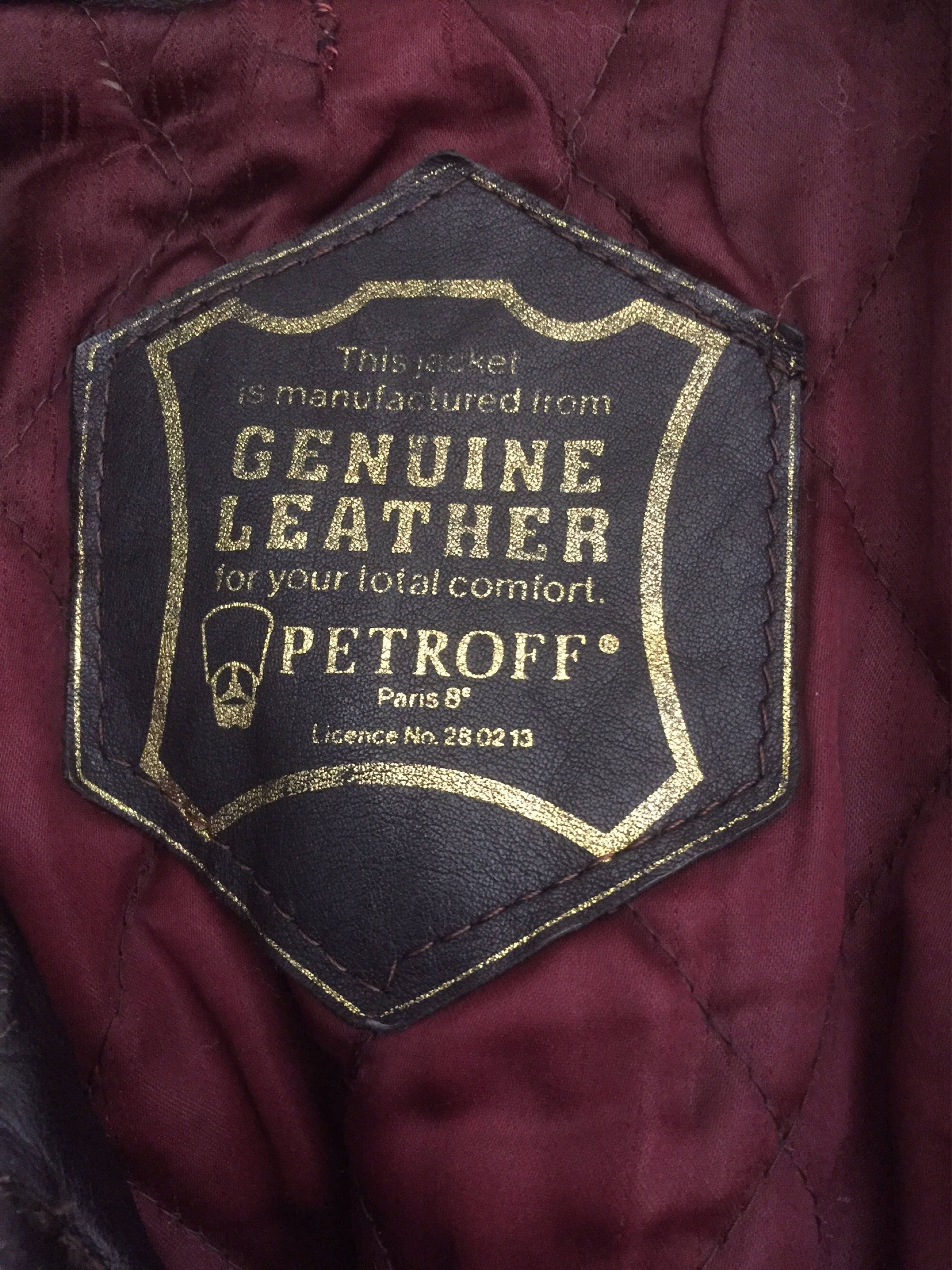 Vintage french 1970s brown leather motorcycle jacket made in Paris by ...