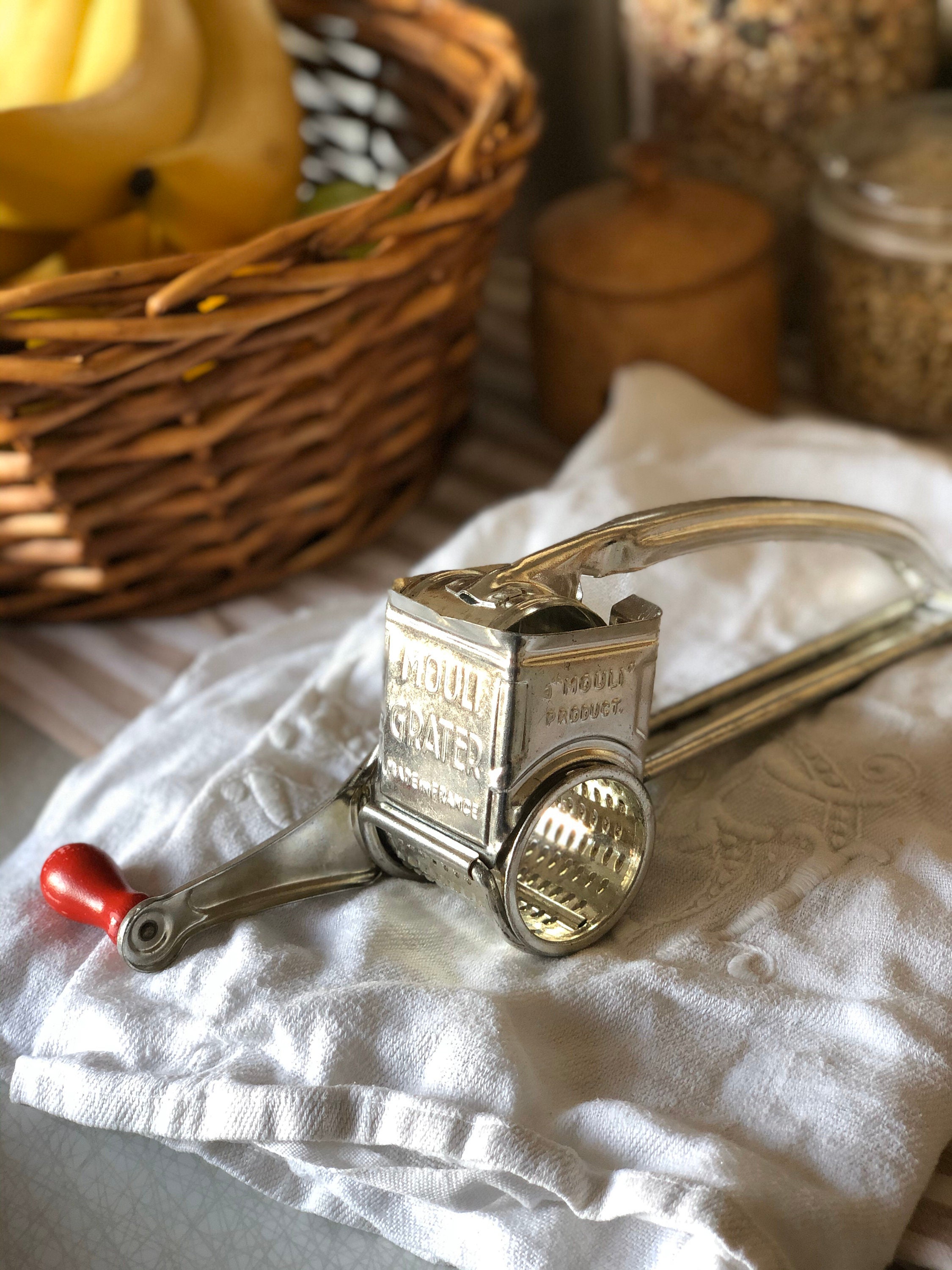 Vintage French 1940s Mouli grater kitchen tool