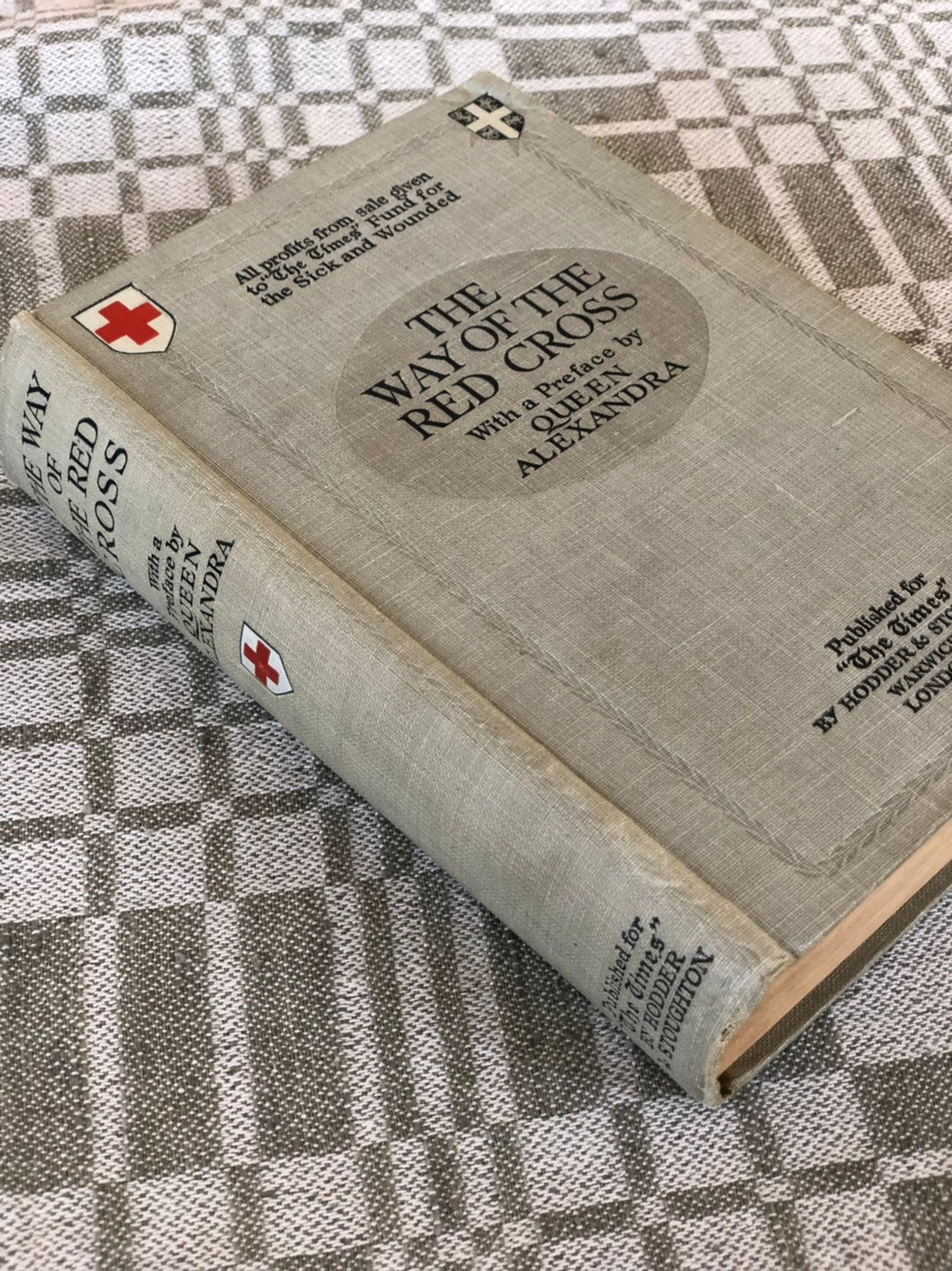 Antique book 1915 The Way of the Red Cross hardcover English