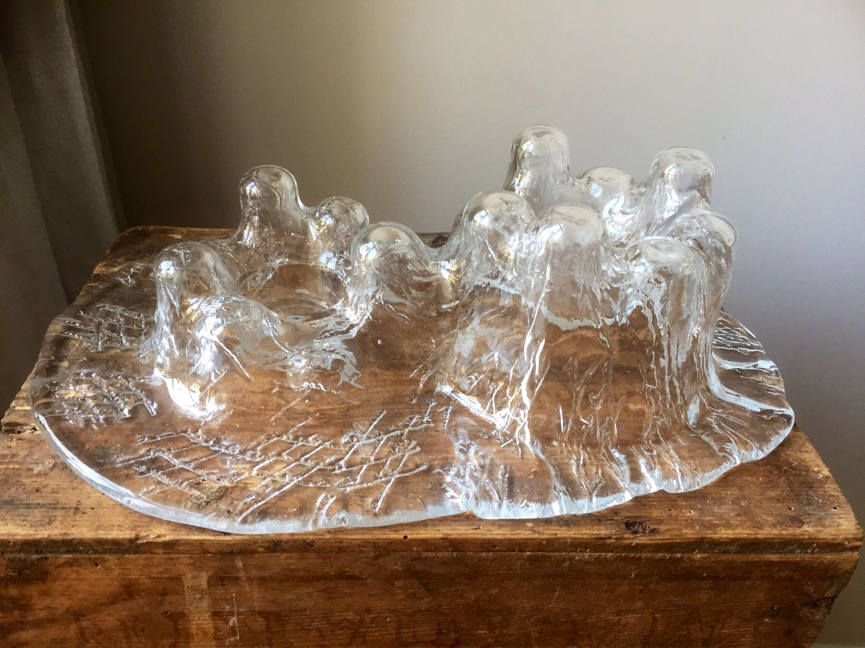 Castello/crystal/ votive/candle holder /Hannu Kalliola/ice/winter ...