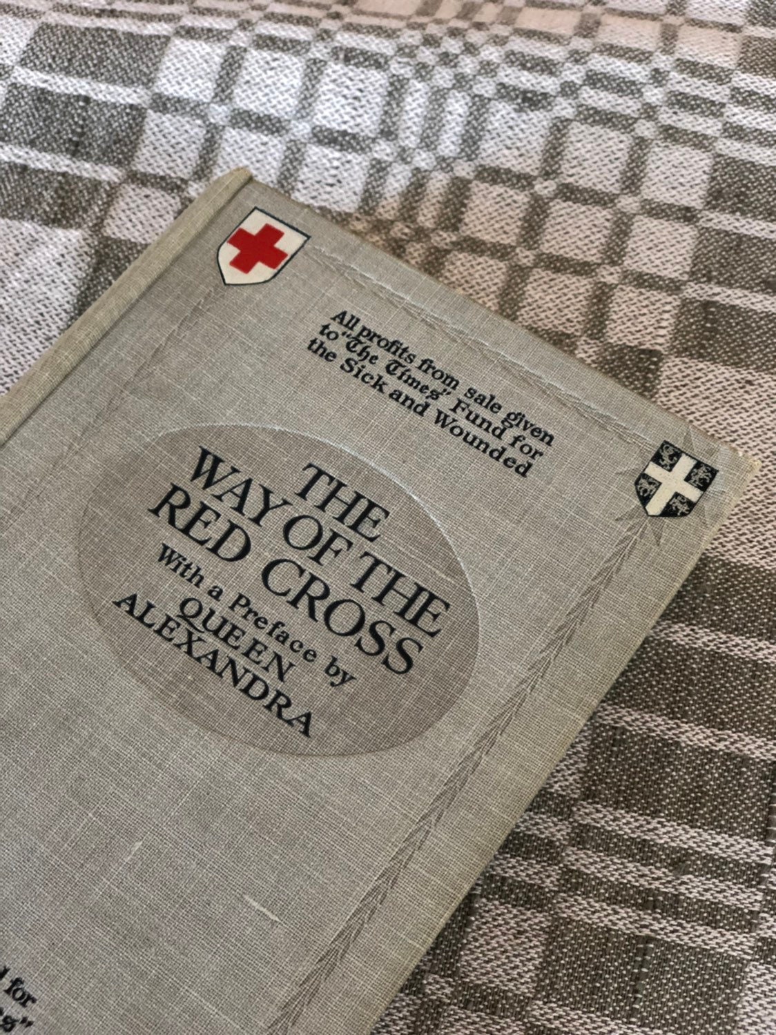 Antique book 1915 The Way of the Red Cross hardcover English