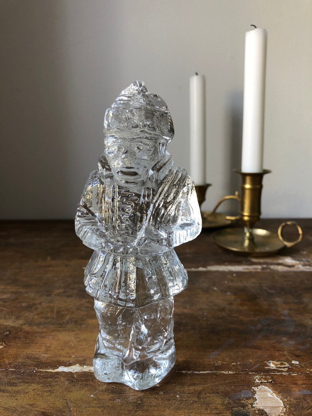 Nordic Native Samer / First Nations / Glass Sculpture Paperweight ...