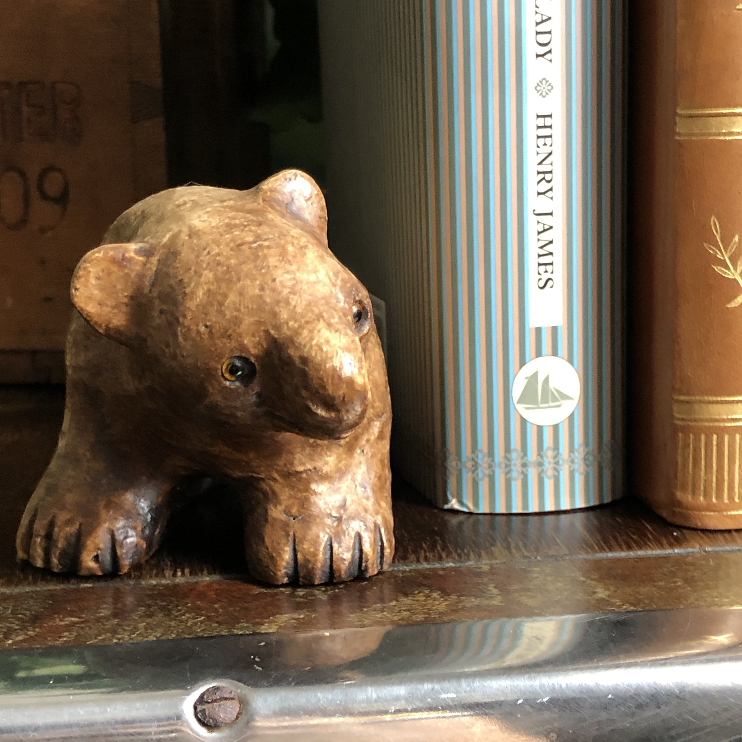 Swedish wooden bear hand carved by Carl Roos, Hammerdal Sweden hygge ...