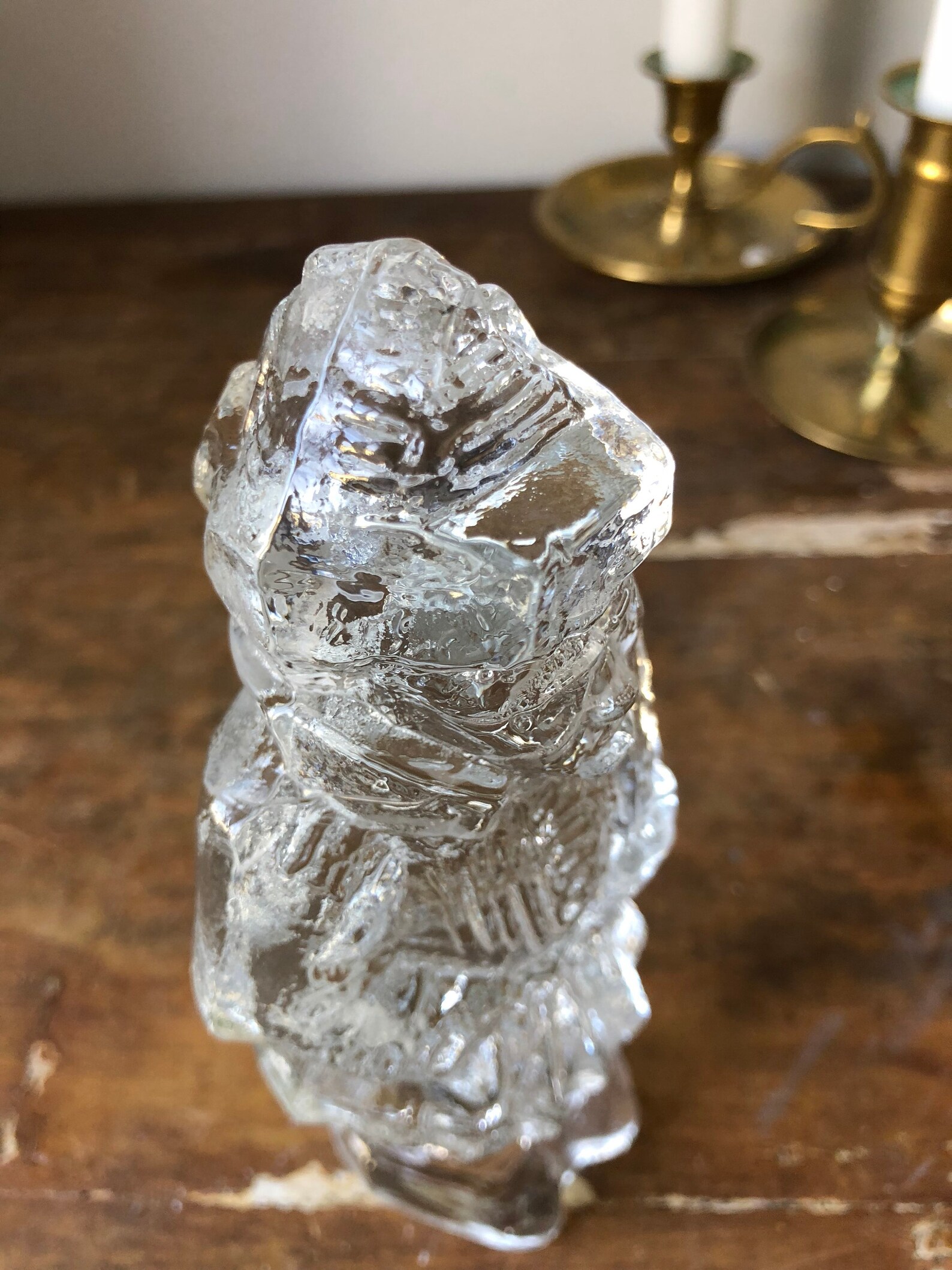 Nordic Native Samer / First Nations / Glass Sculpture Paperweight ...