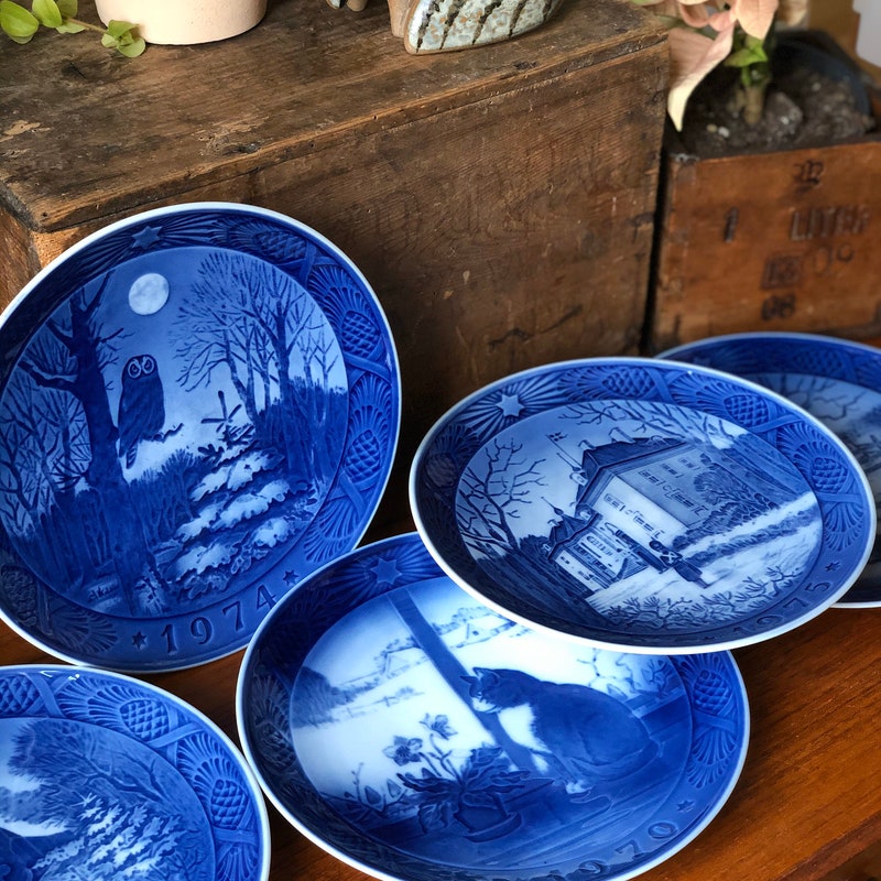 Scandinavian Christmas Plates - Etsy