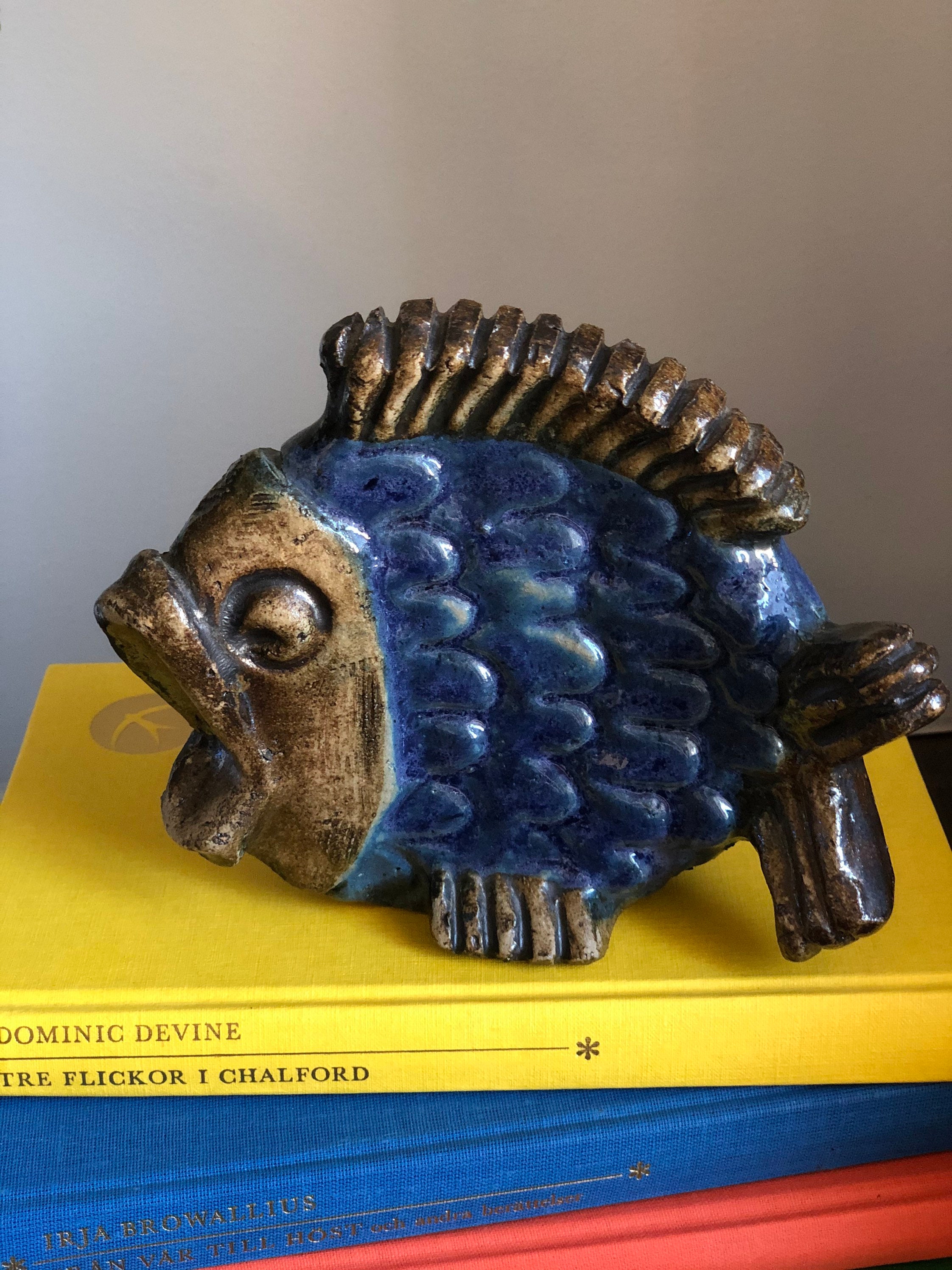 Ceramic fish by Willy Fischer Ego Keramik boho outdoor space modern ...