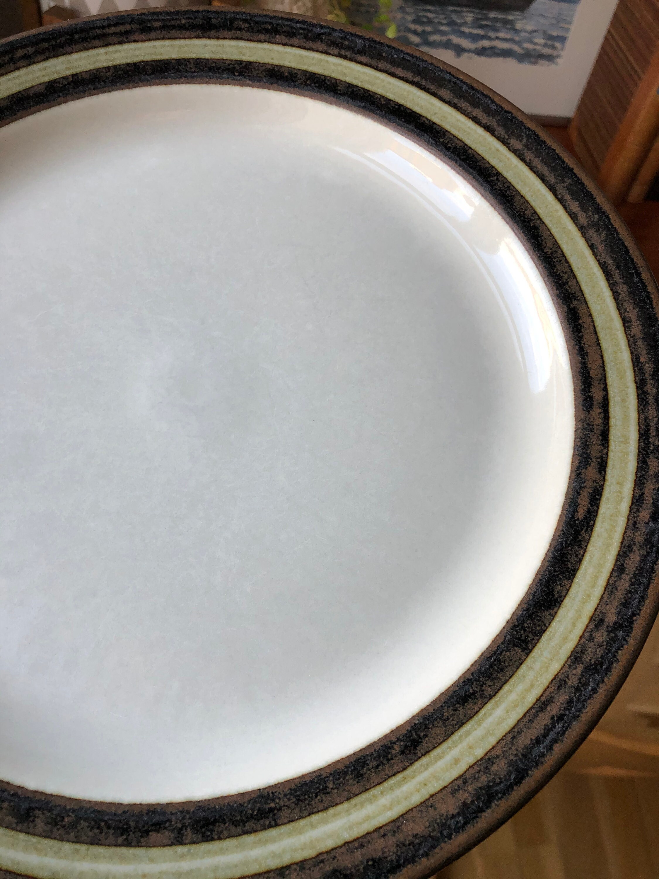Arabia Karelia Finland Large dinner Plates Uosikkinen Hand Painted ...
