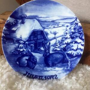 Scandinavian/german/swedish/collectable/christmas PLATES/ 1972, 1974 ...