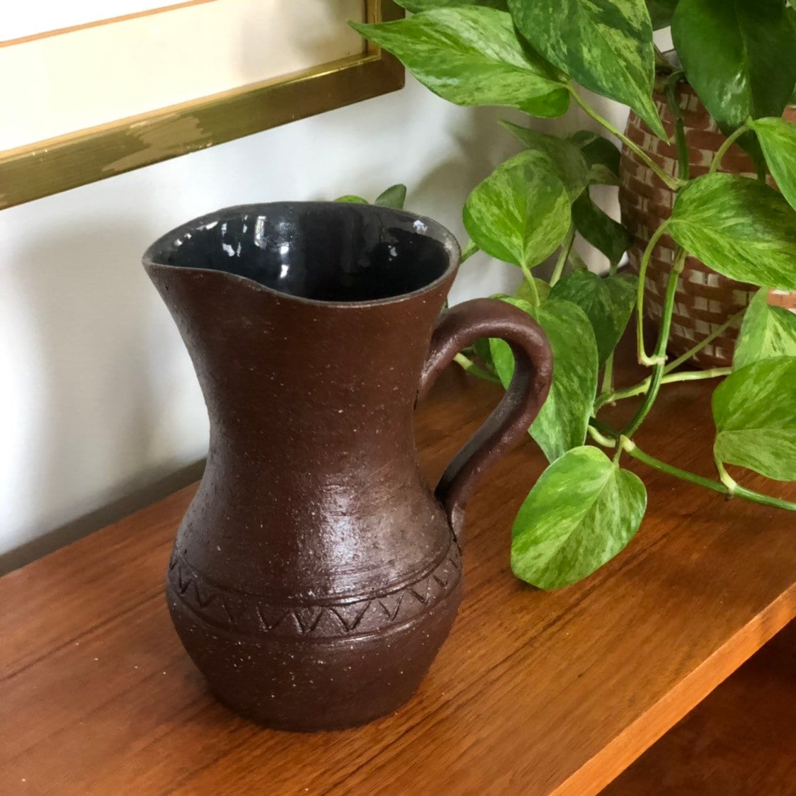 Swedish studio pottery ceramic jug by Bengt Wall for Wall Trosa ...