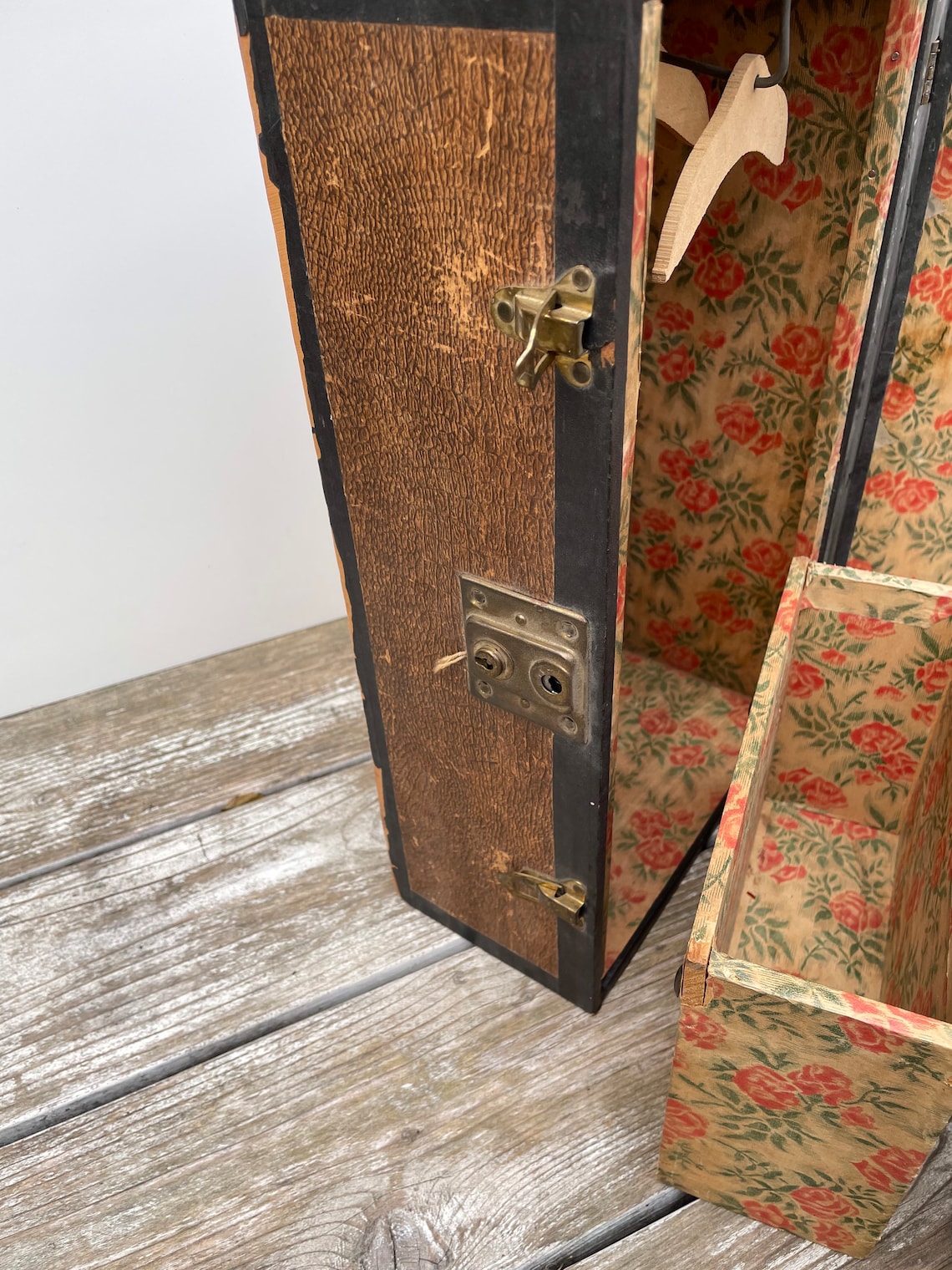 Victorian 1900 Steamer Travel Doll Trunk Antique - Etsy