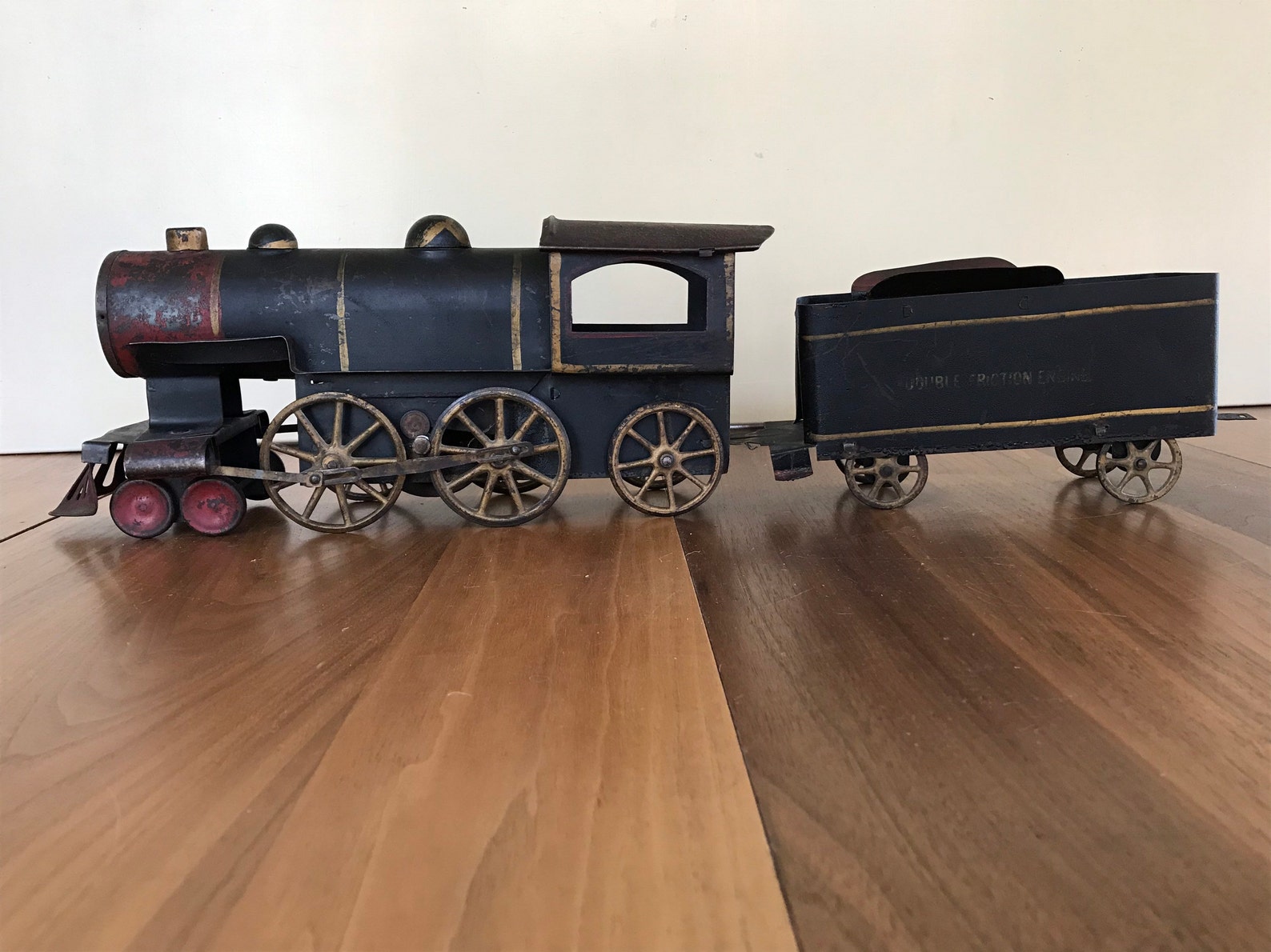 SHIPS FREE Antique Friction Train Engine and Tender-Early | Etsy