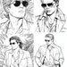 Miami Vice, Cars, Guys & Girls Coloring Pages | 108 Pages | Coloring ...