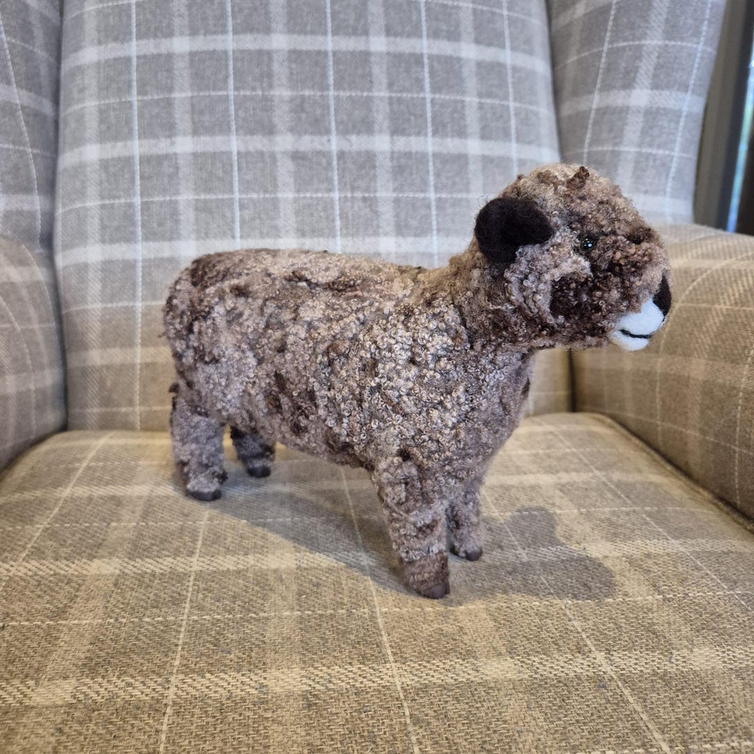 OOAK Unique Ryeland Teddy Bear Sheep - Beautiful Needle Felted Unique ...