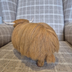 Unique OOAK Hamish the Highland Cow - Beautiful Hand Felted Unique Gift ...