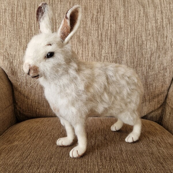 Needle Felted Rabbit - Etsy