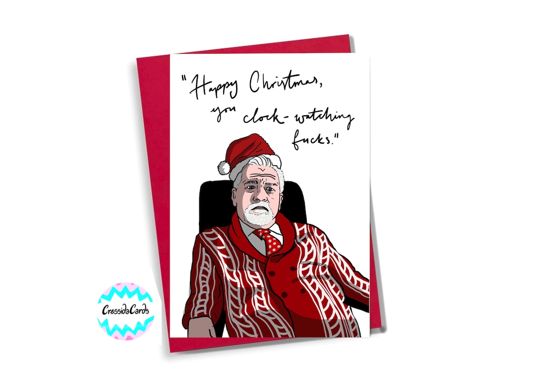 Logan Roy From Succession Christmas Card - Etsy
