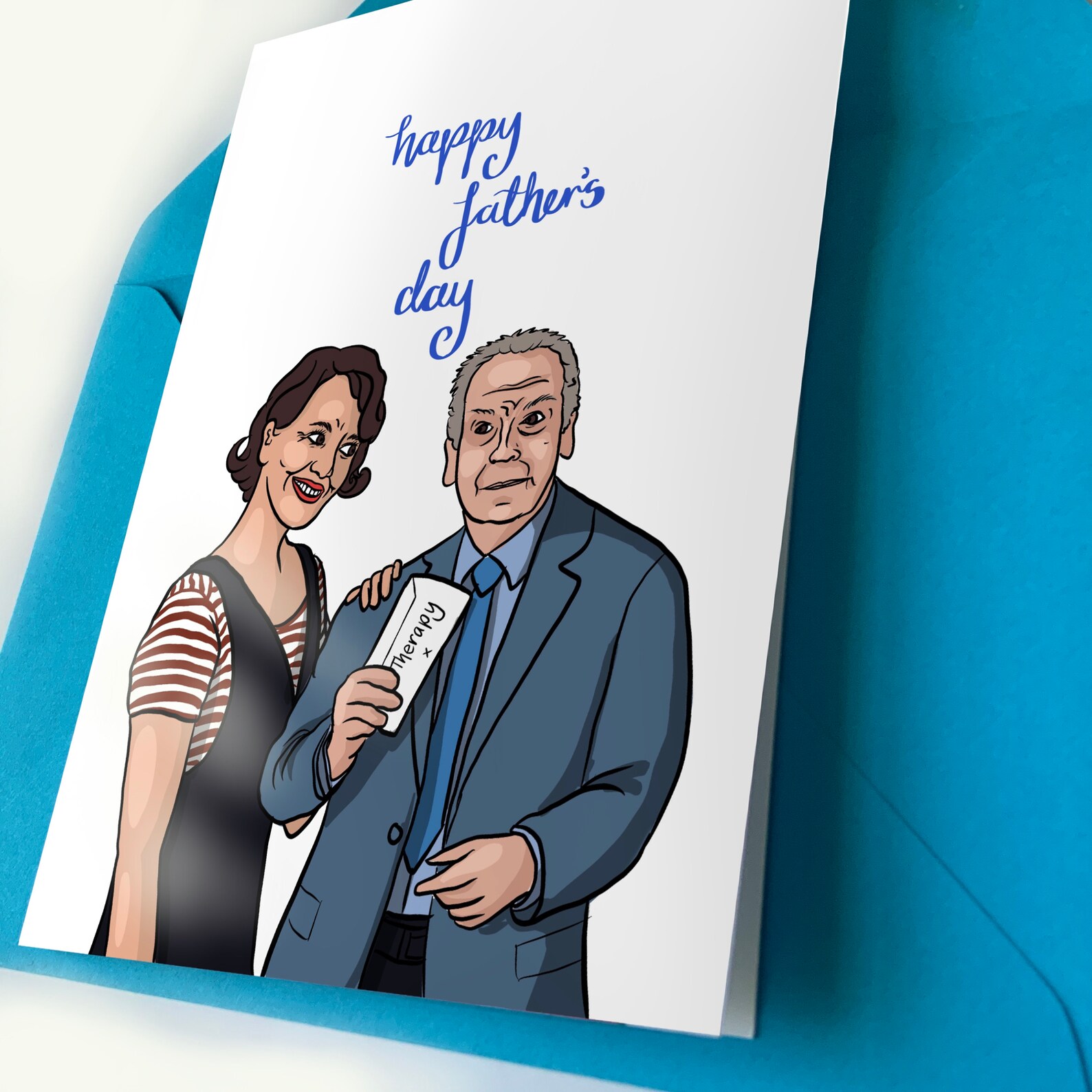 Fleabag and Dad Father's Day Card | Etsy