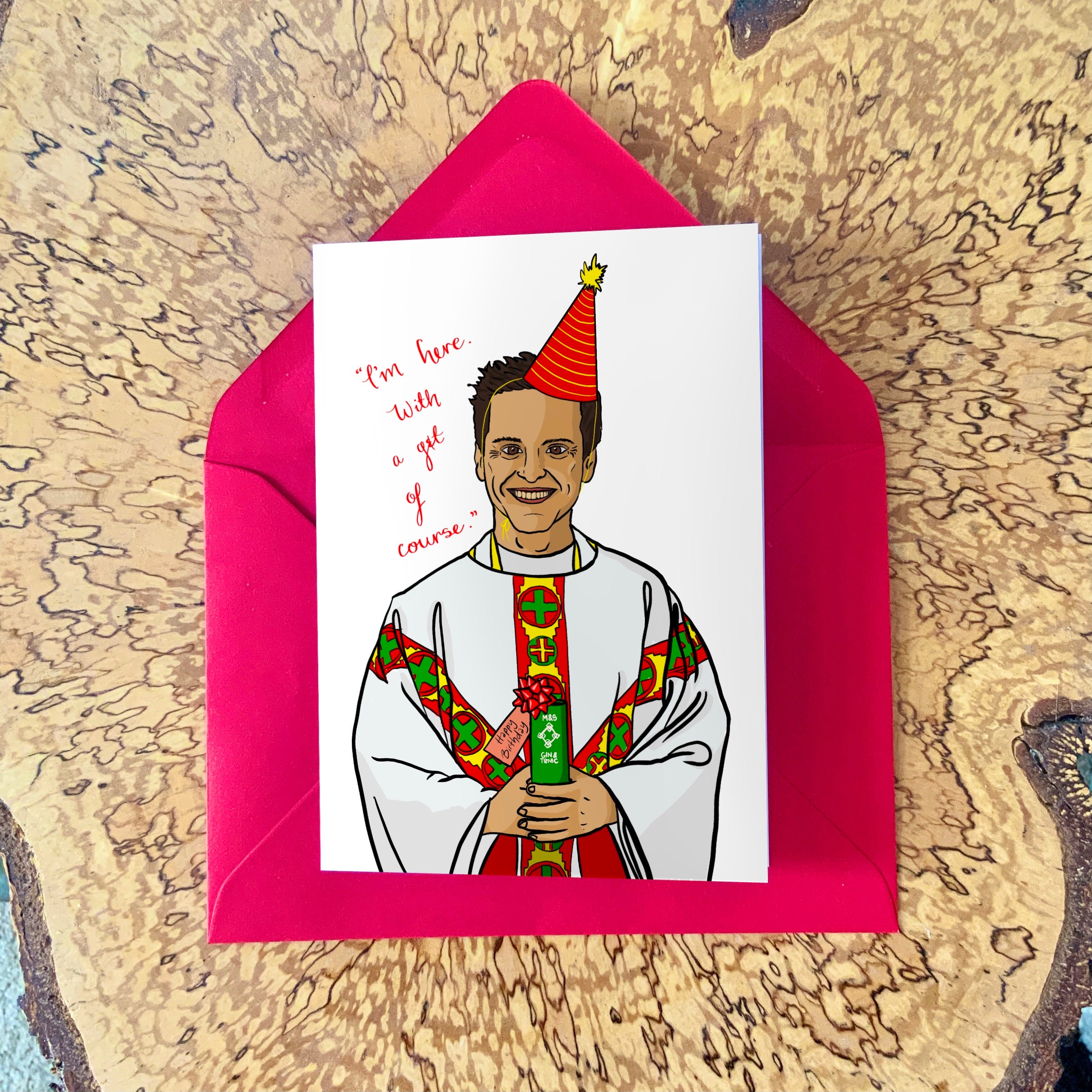 Fleabag's Hot Priest Birthday Card - Etsy UK