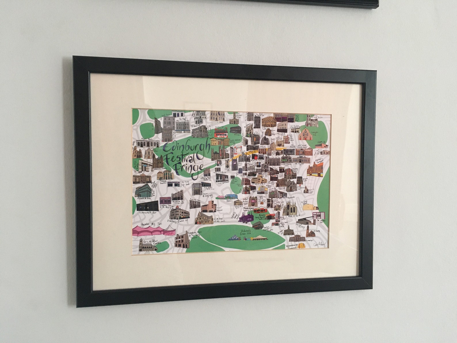 Edinburgh Festival Fringe Map | Etsy