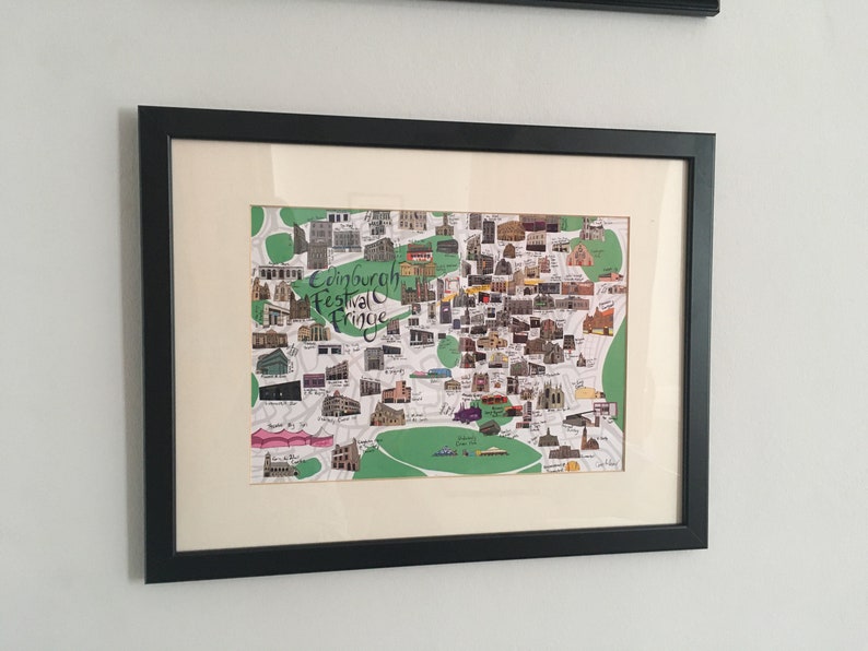 Edinburgh Festival Fringe Map | Etsy