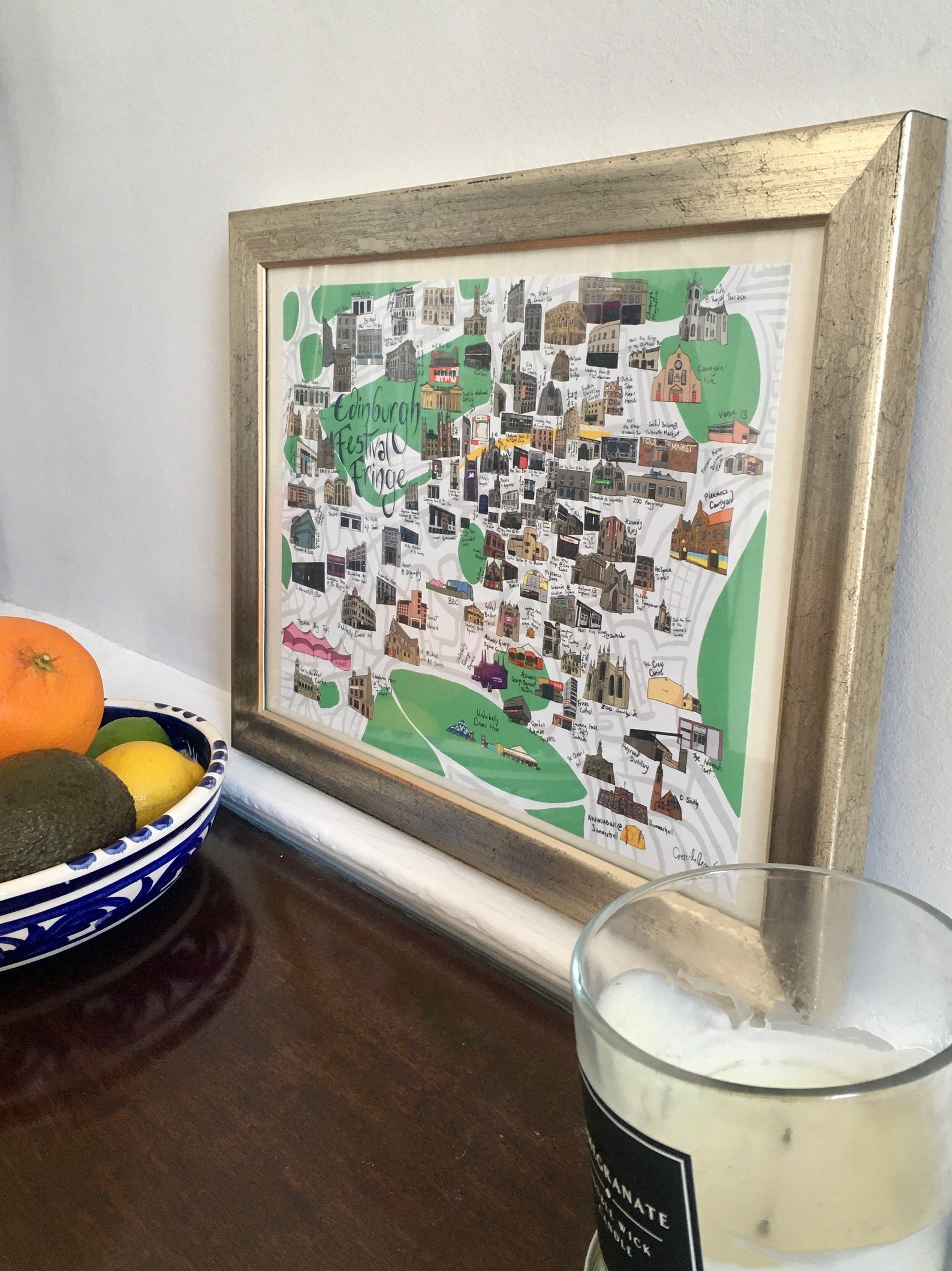 Edinburgh Festival Fringe Map | Etsy